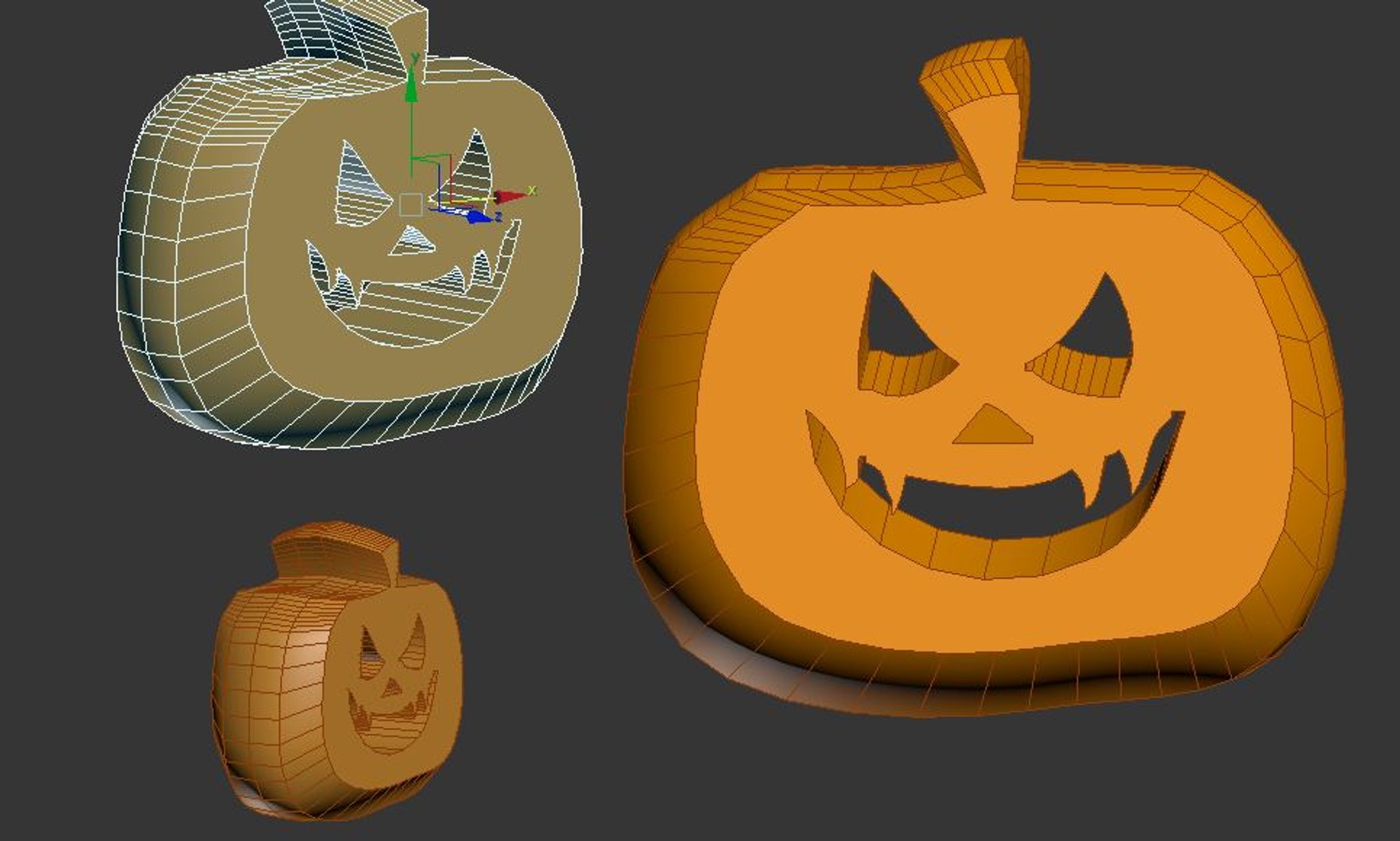 Free Halloween Jack O Lantern 3D Model - TurboSquid 1649174