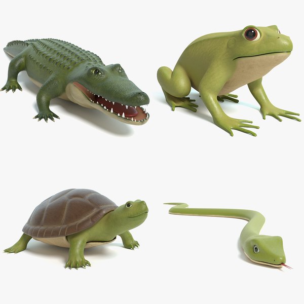 Cartoon Frog 3D Models for Download | TurboSquid