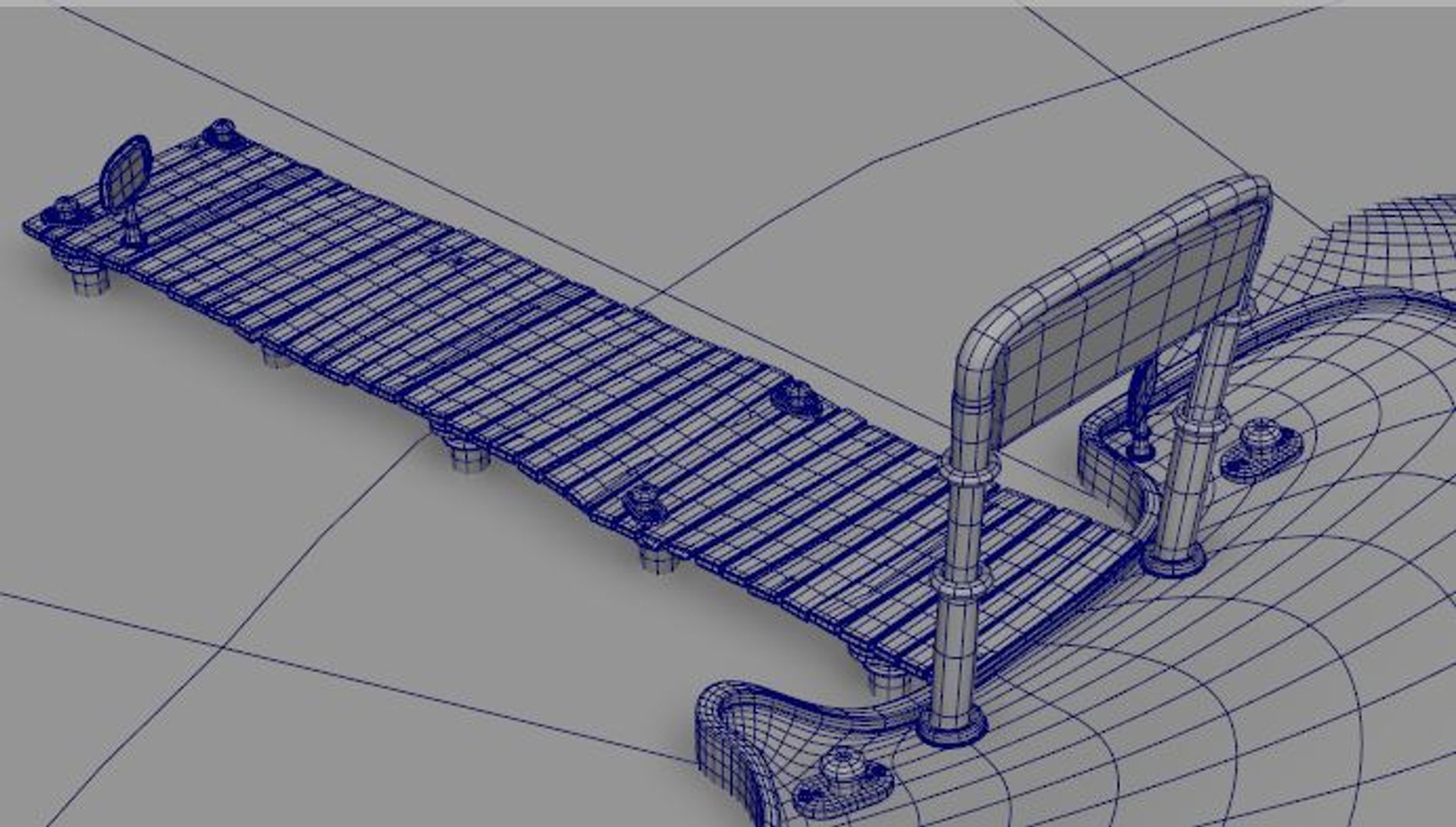 3D cartoon sea scaffold - TurboSquid 1395243