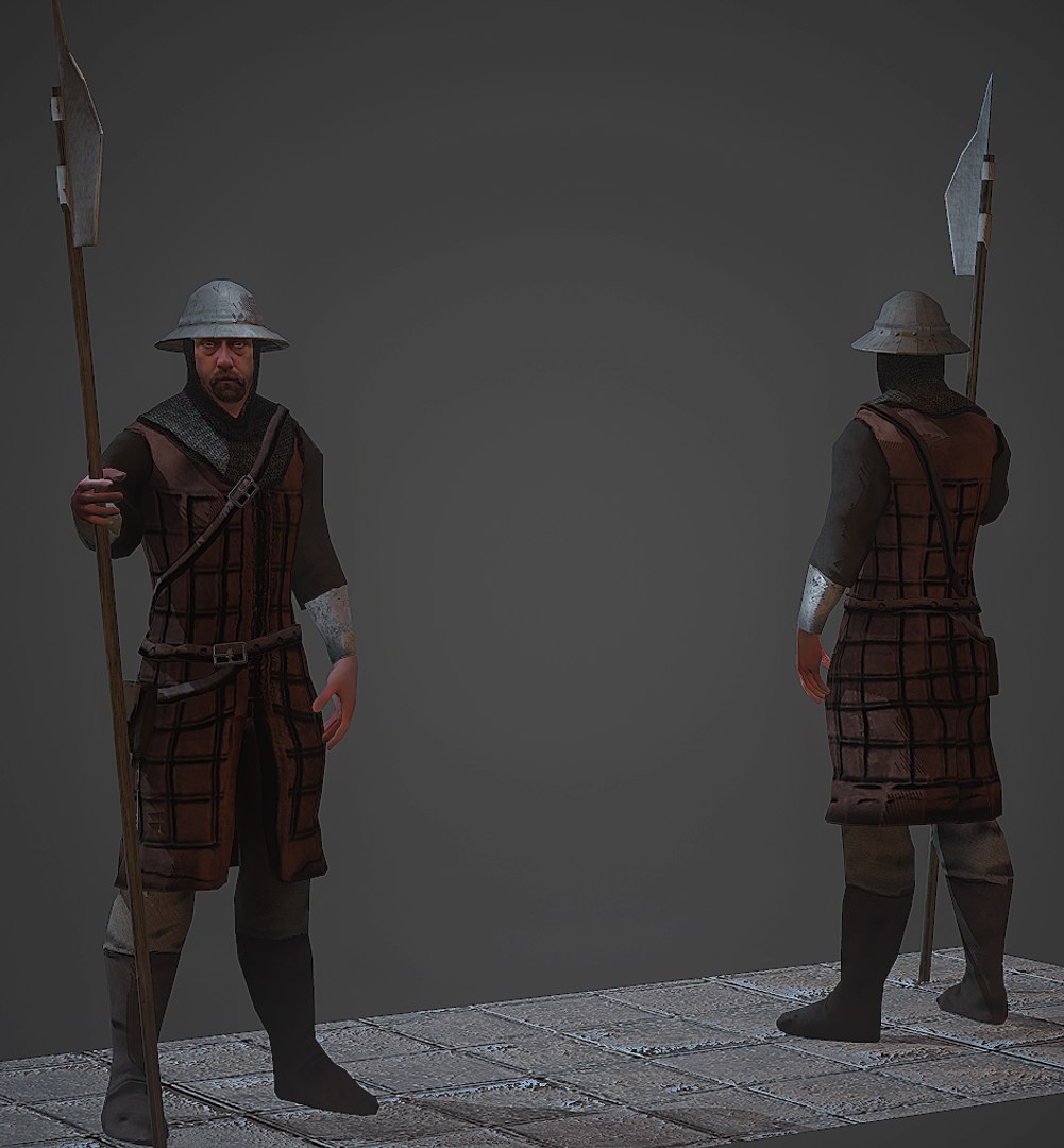 City Guard 3d Model