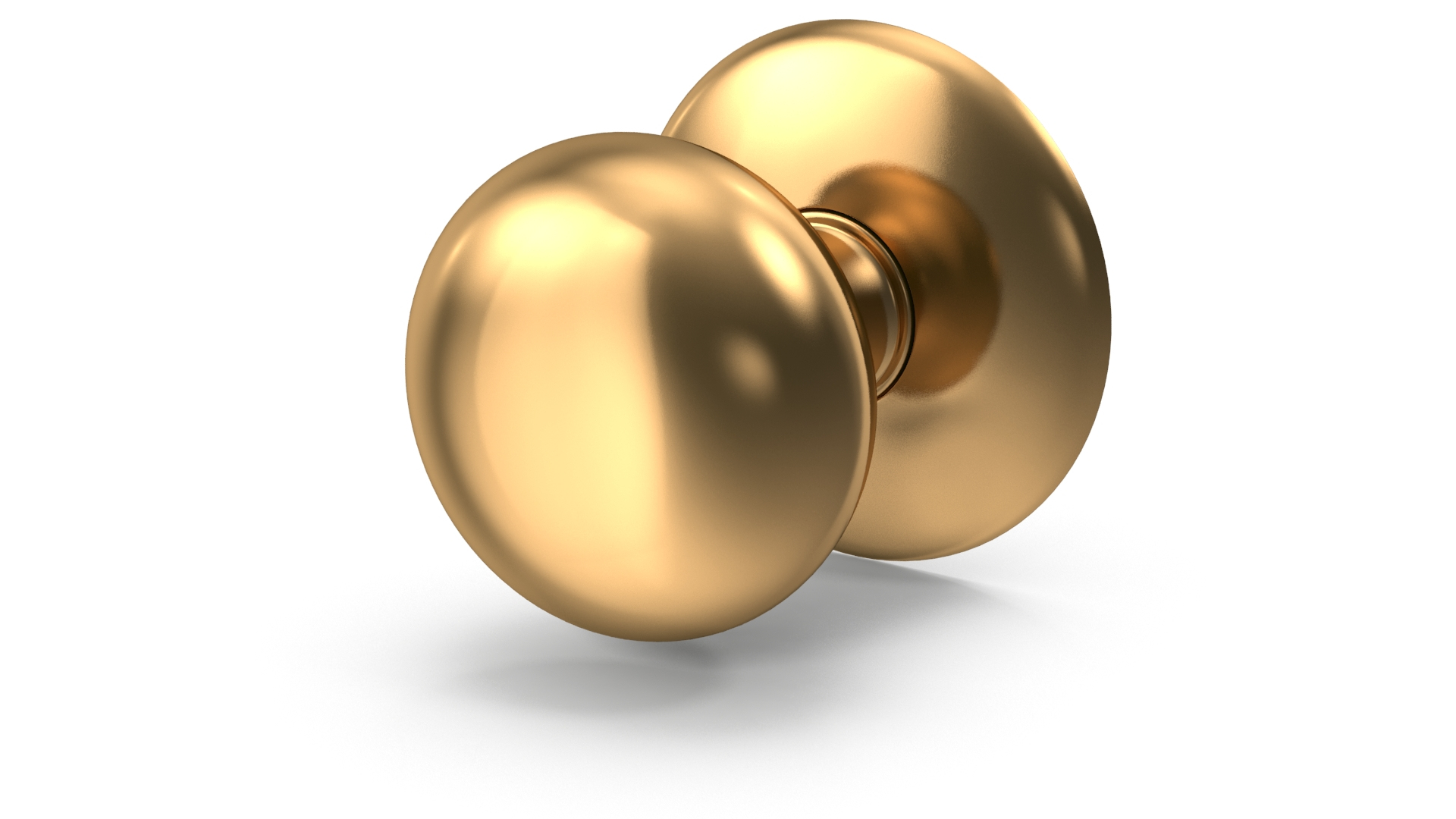 Door Knob Golden Model - TurboSquid 1686979
