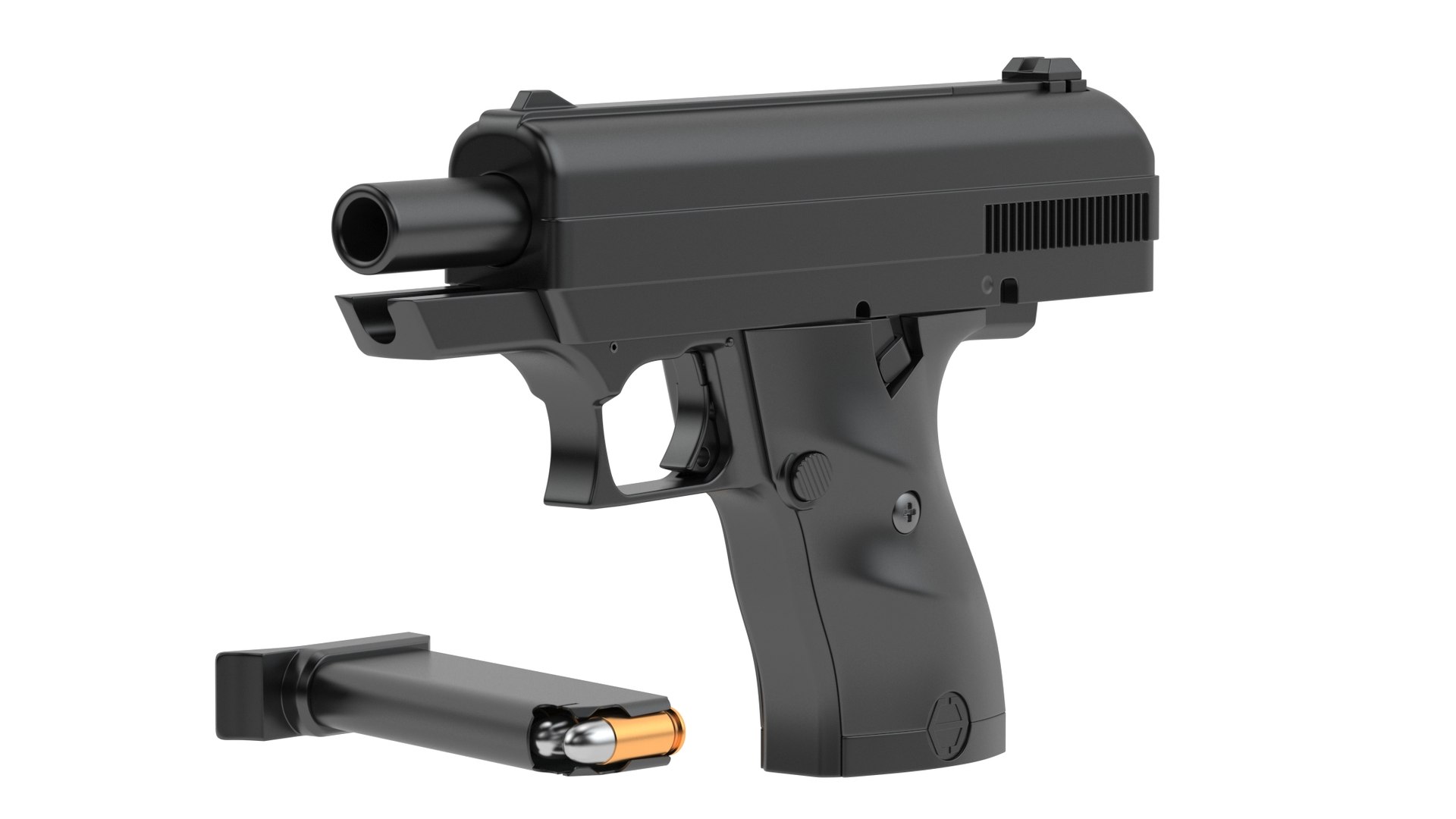 Hi-Point C-9 3D Model - TurboSquid 1873683