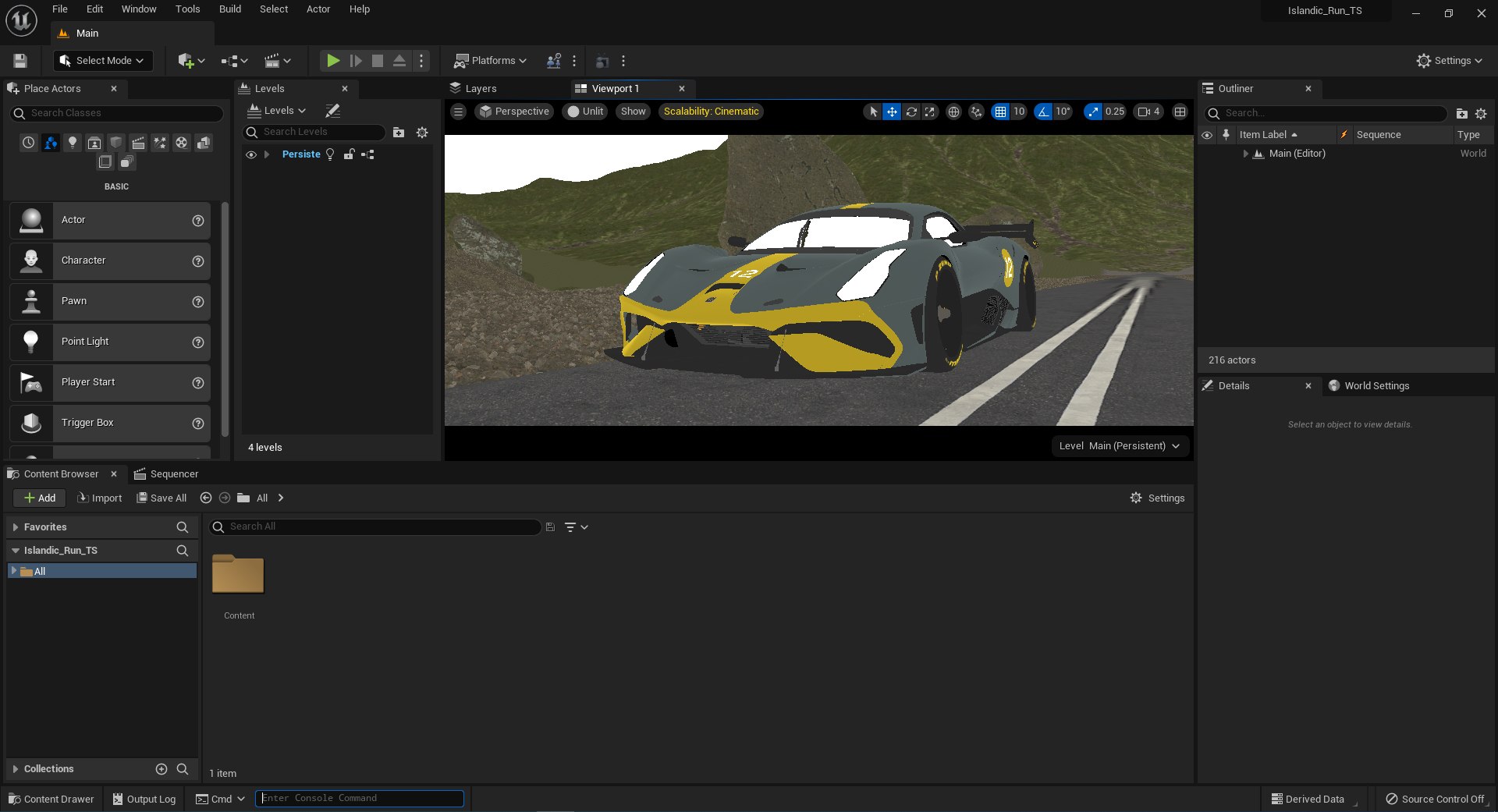 Unreal Engine 5 - Islandic Terrain Run 3D Model - TurboSquid 2056956