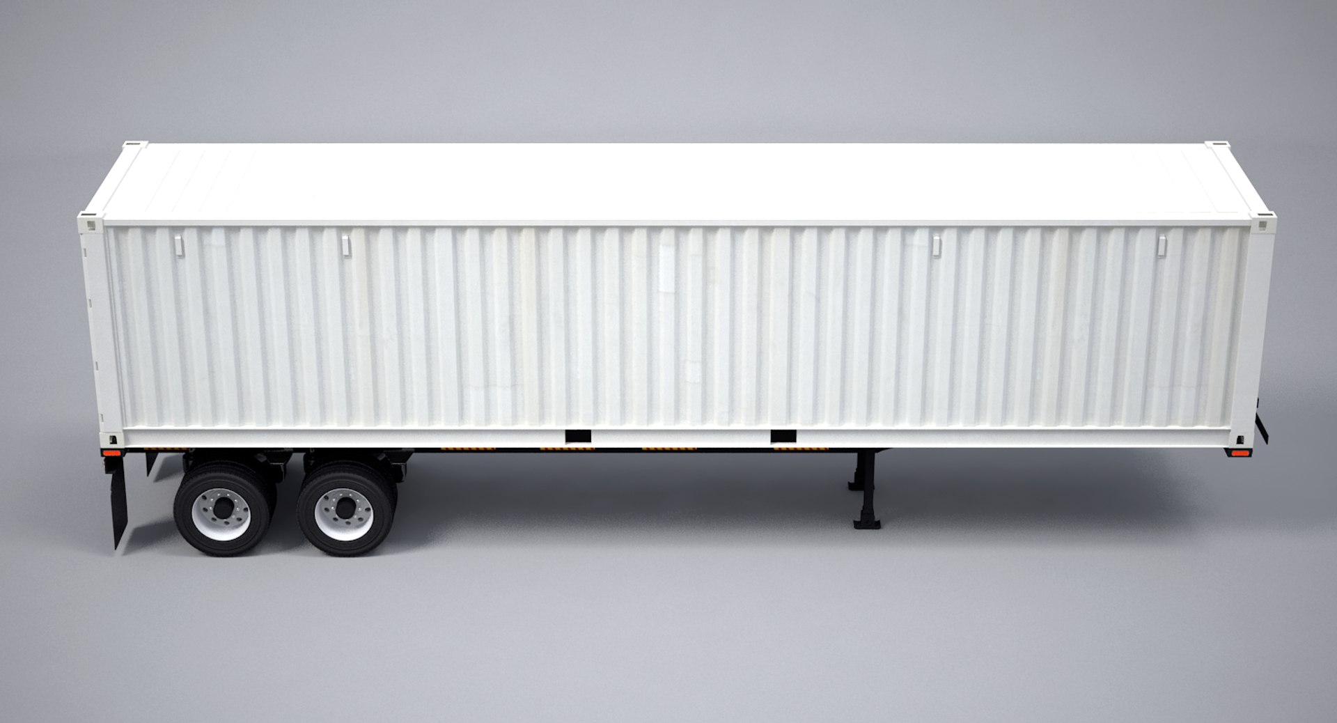 Intermodal Trailer 3D Model - TurboSquid 1469231