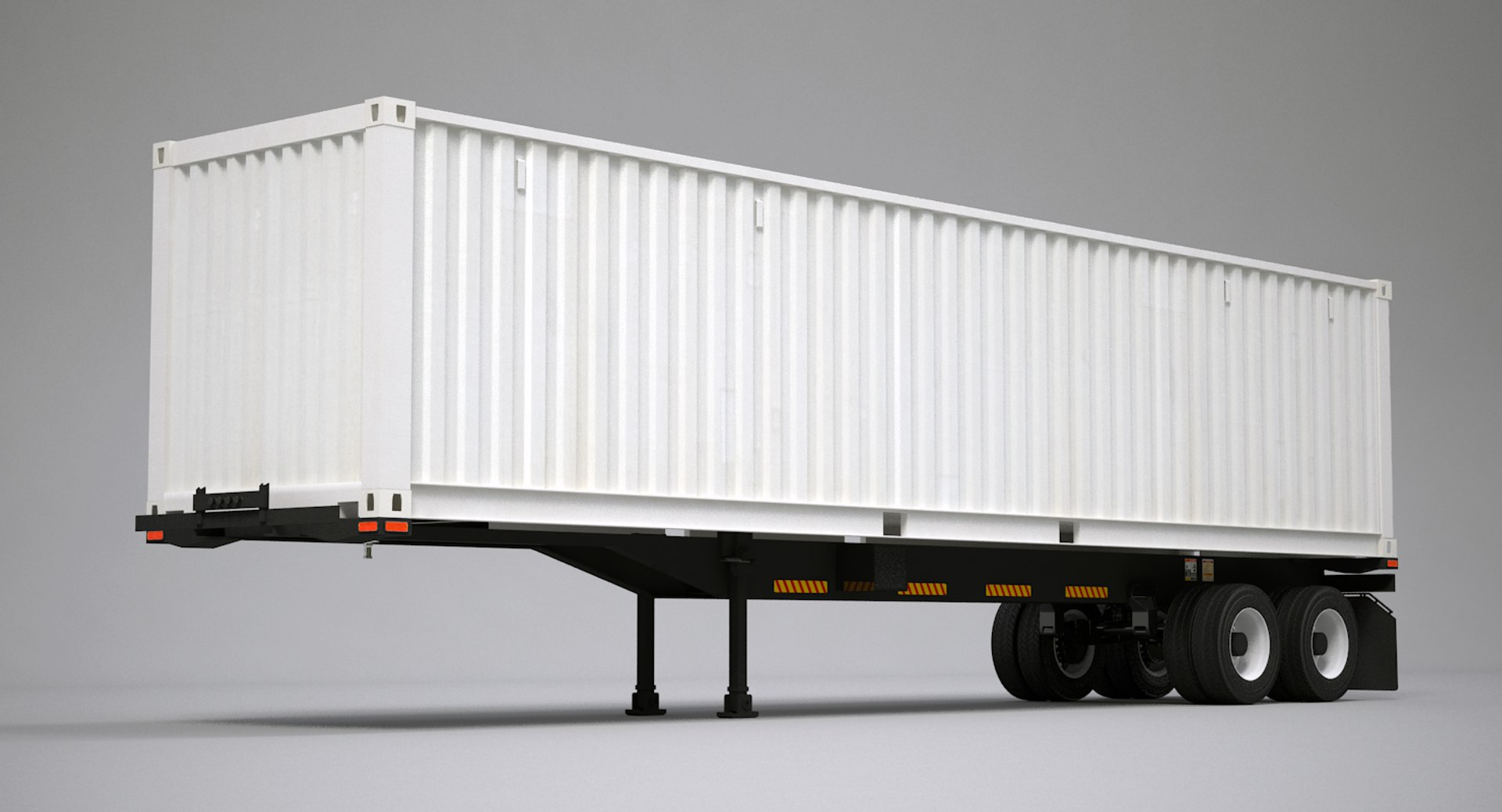 Intermodal Trailer 3D Model - TurboSquid 1469231