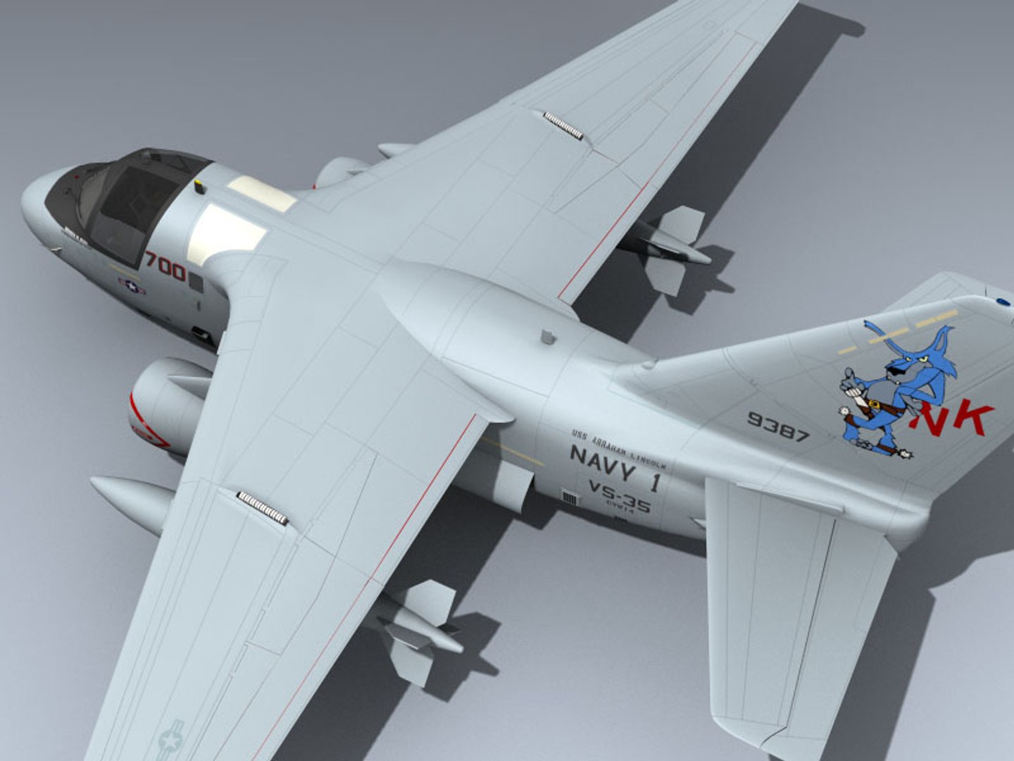 3d Model S-3b Viking Navy 1