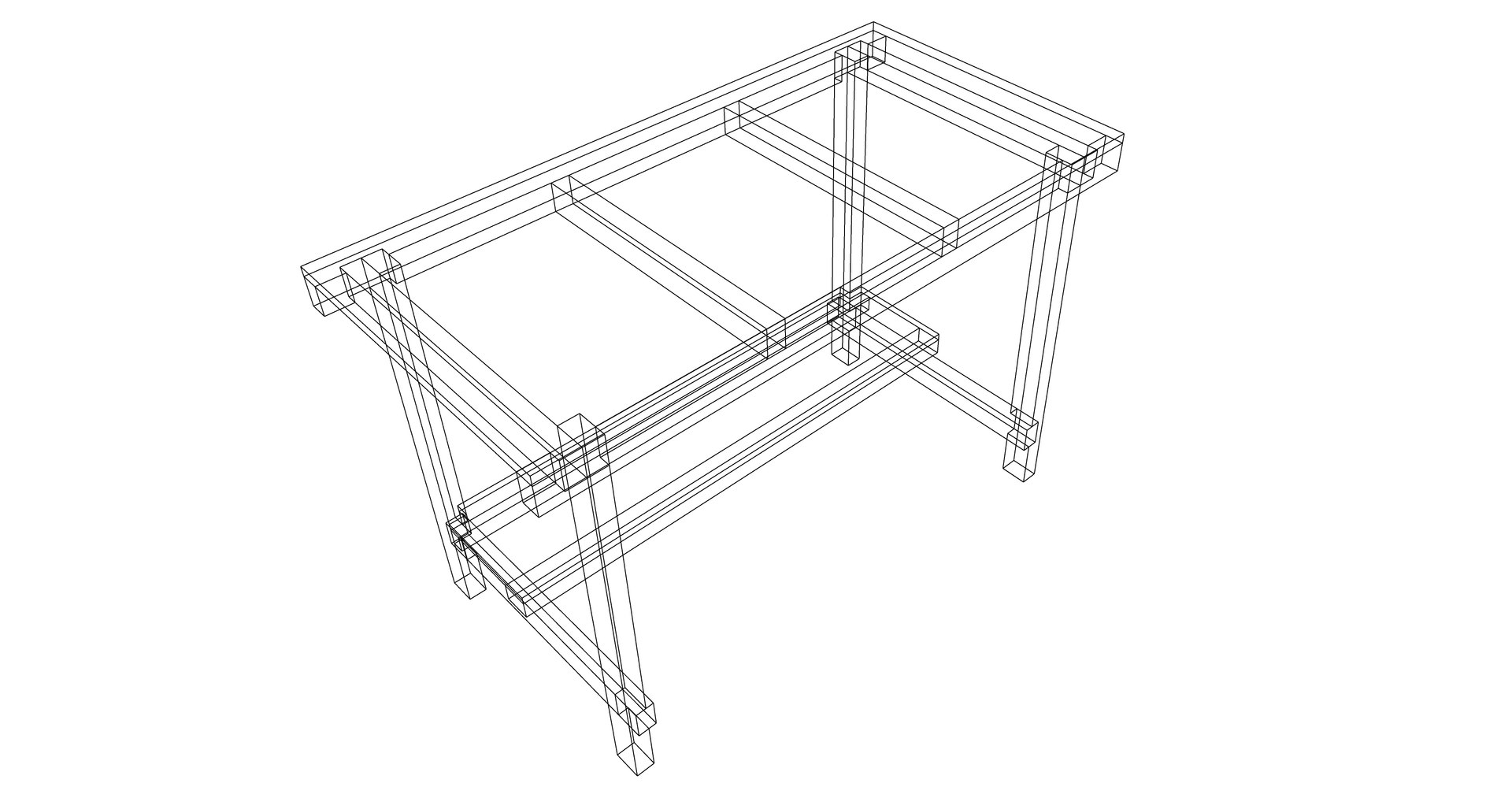 3D Workbench Carpenter Table Model - TurboSquid 1869107