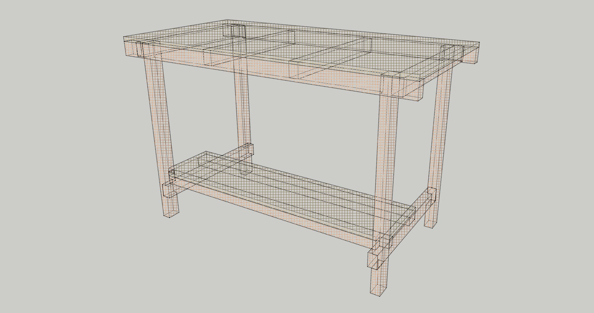 3D Workbench Carpenter Table Model - TurboSquid 1869107