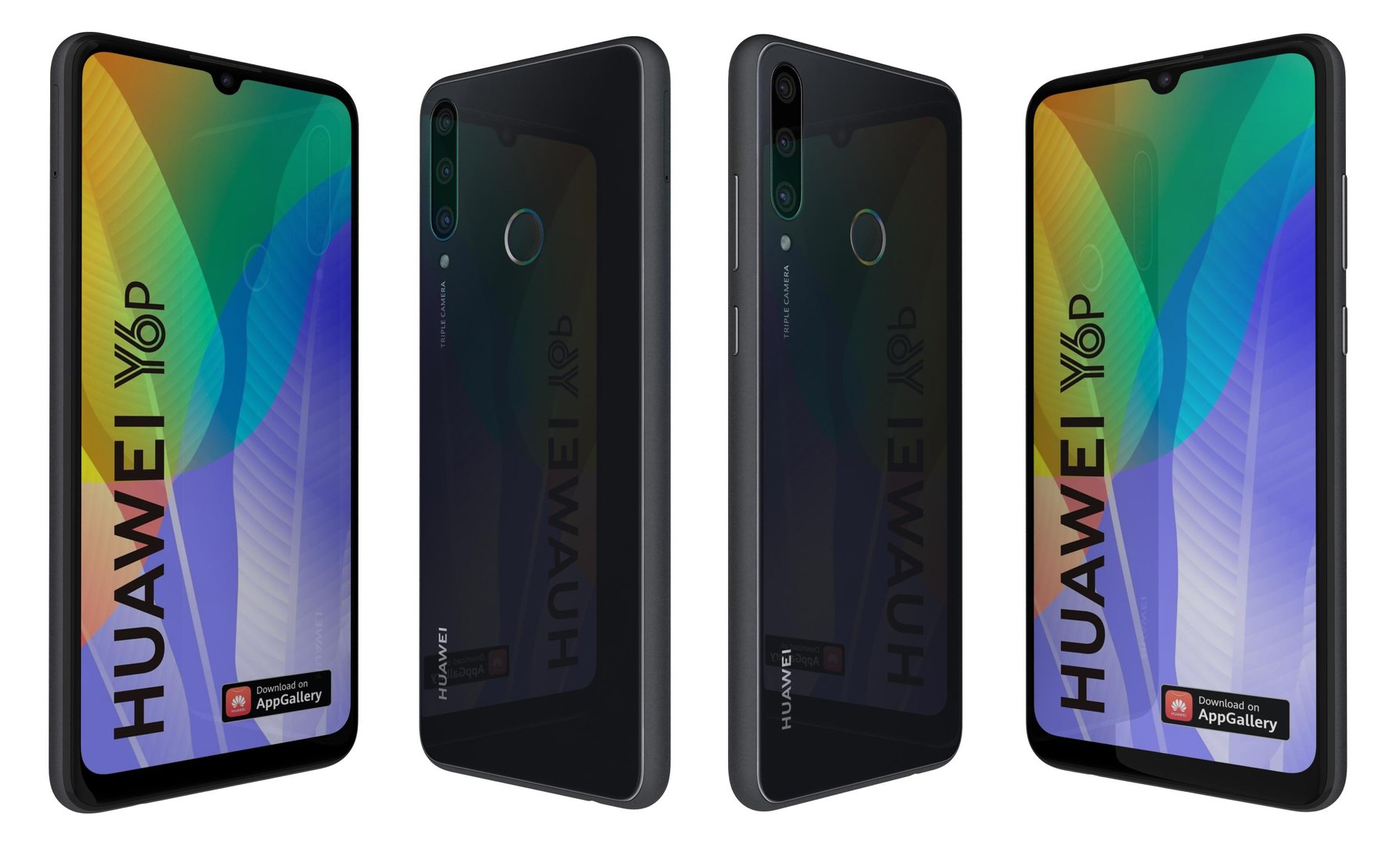 3D Huawei Y6p Colors Model - TurboSquid 1583049