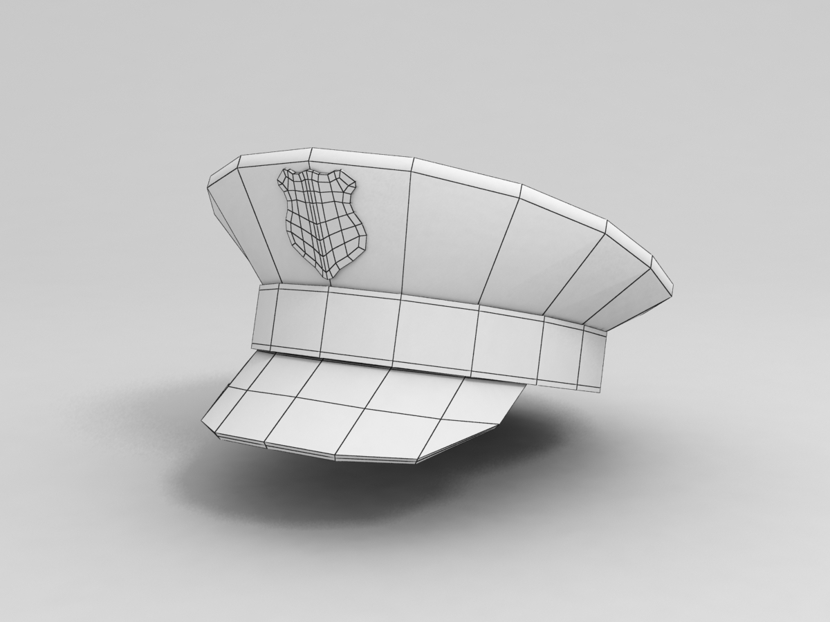 3D model police hat - TurboSquid 1245479