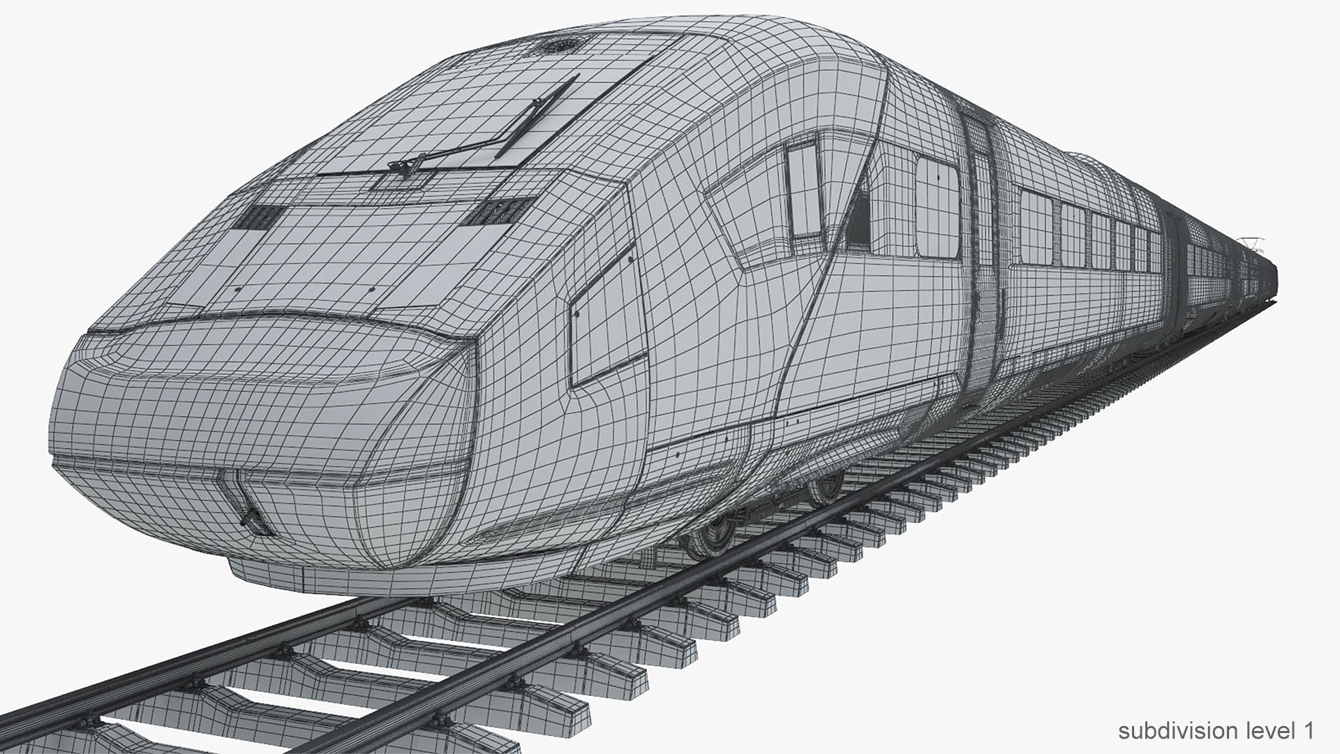 3D Ice 4 Speed Train Rails - TurboSquid 1478277
