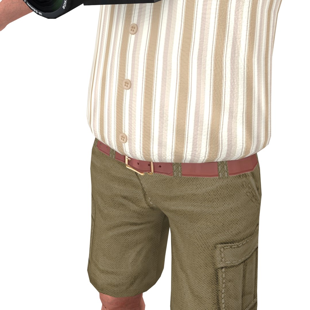 3D Model Tourist Man - TurboSquid 1306044