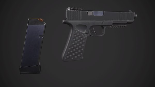 modelo 3d Glock 21 with Extended Barrel - TurboSquid 1967226