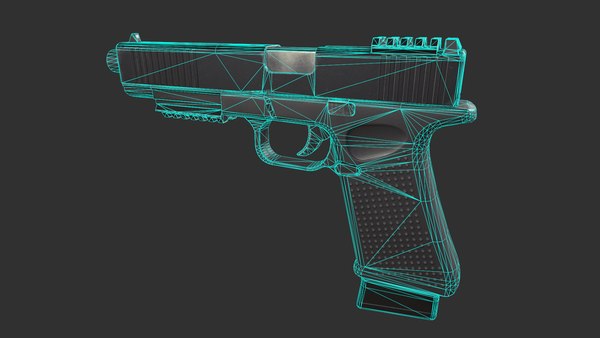 modelo 3d Glock 21 with Extended Barrel - TurboSquid 1967226