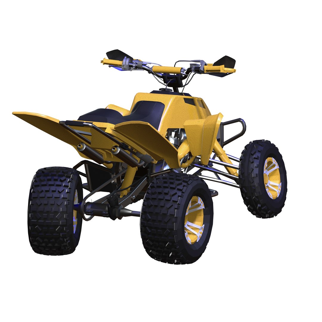 3D ATV Quad Power Racing model - TurboSquid 2130748