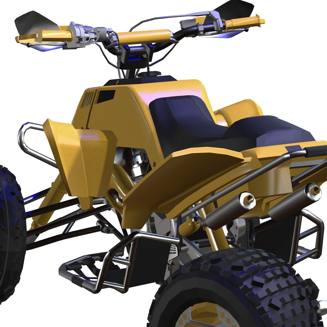 3D ATV Quad Power Racing model - TurboSquid 2130748