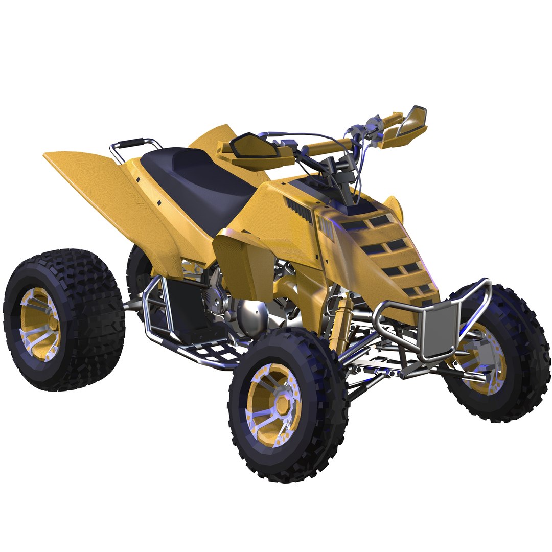 3D ATV Quad Power Racing model - TurboSquid 2130748