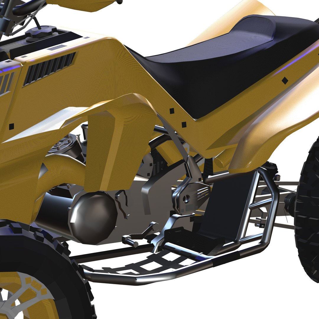 3D ATV Quad Power Racing model - TurboSquid 2130748