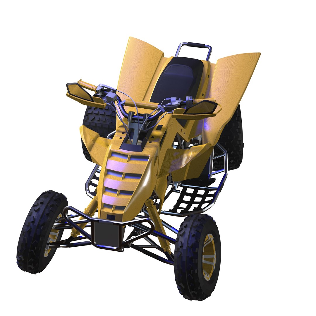 3D ATV Quad Power Racing model - TurboSquid 2130748