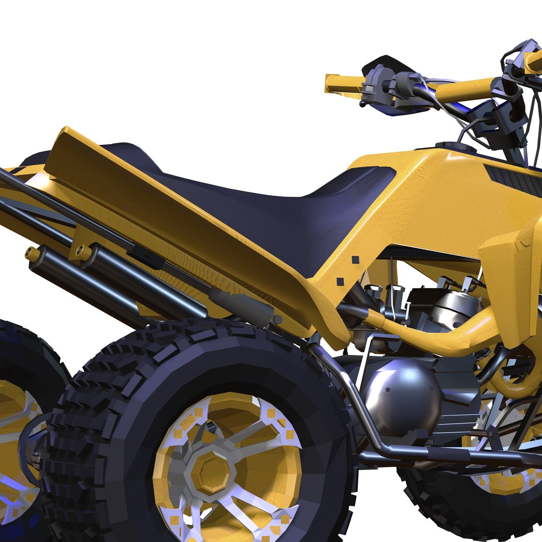 3D ATV Quad Power Racing model - TurboSquid 2130748