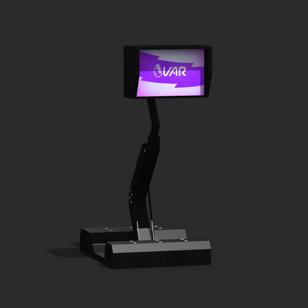 Soccer VAR Monitor 3D Model - TurboSquid 2108634