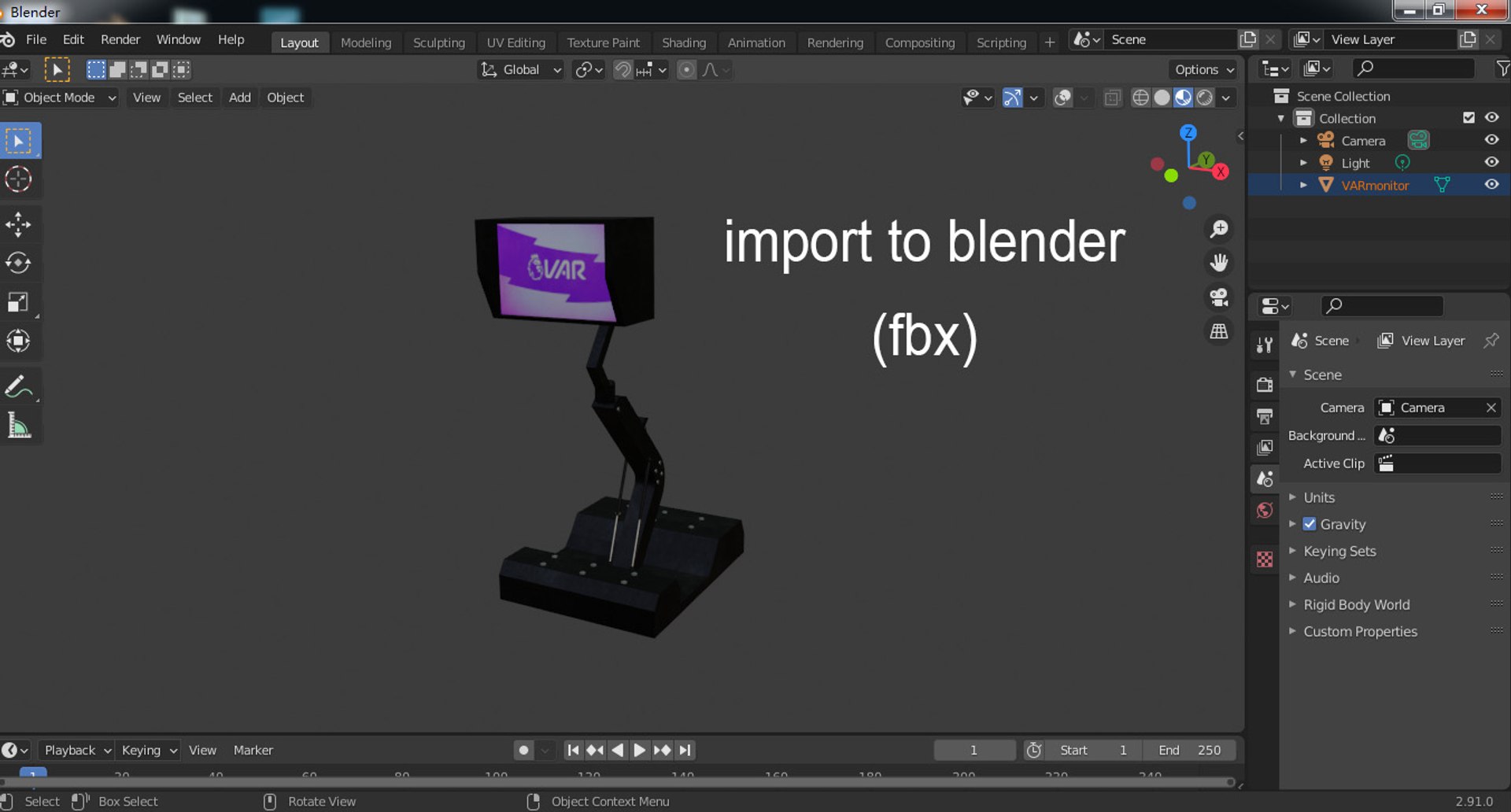 Soccer VAR Monitor 3D Model - TurboSquid 2108634