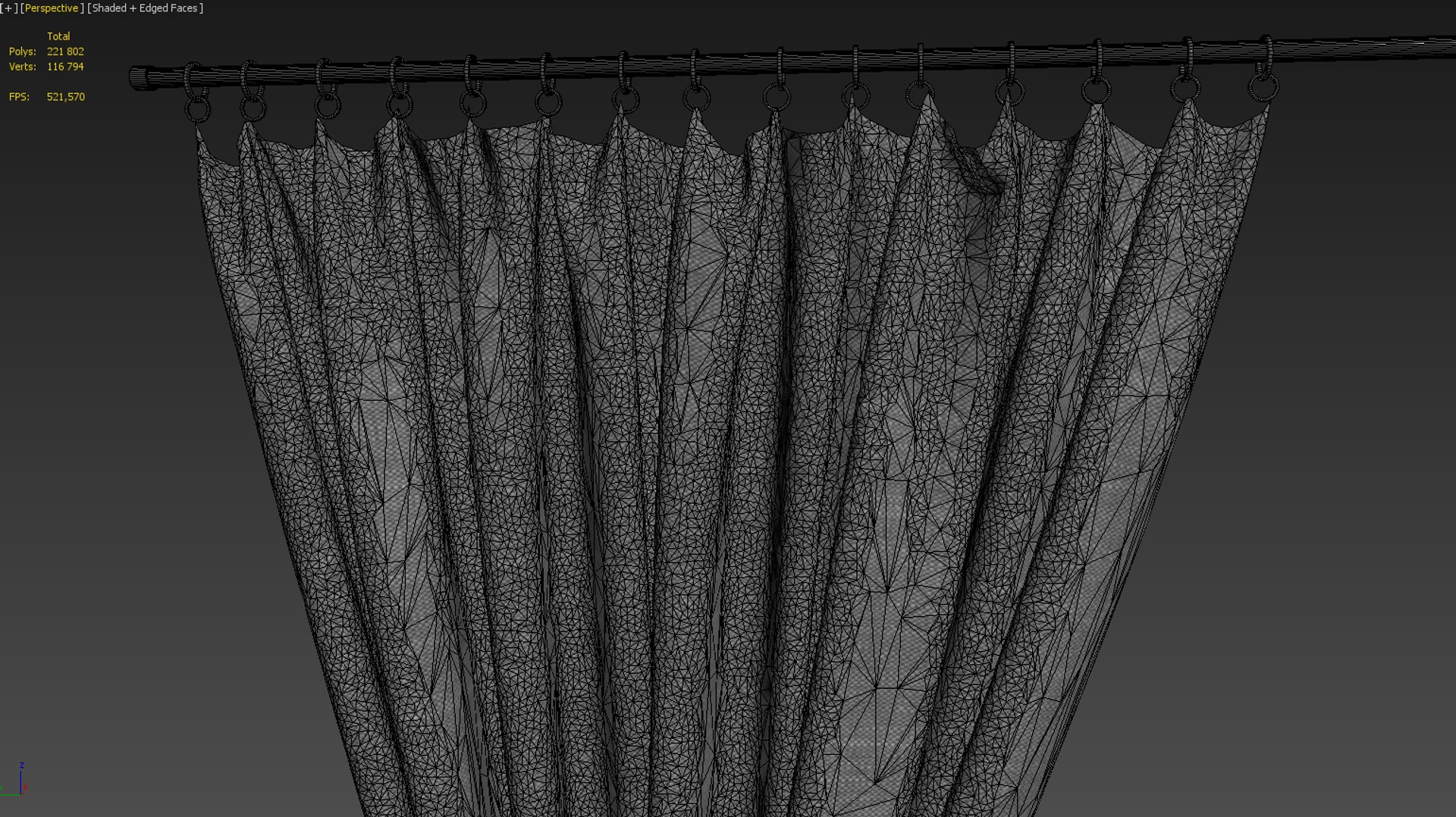 Curtains 3d Model