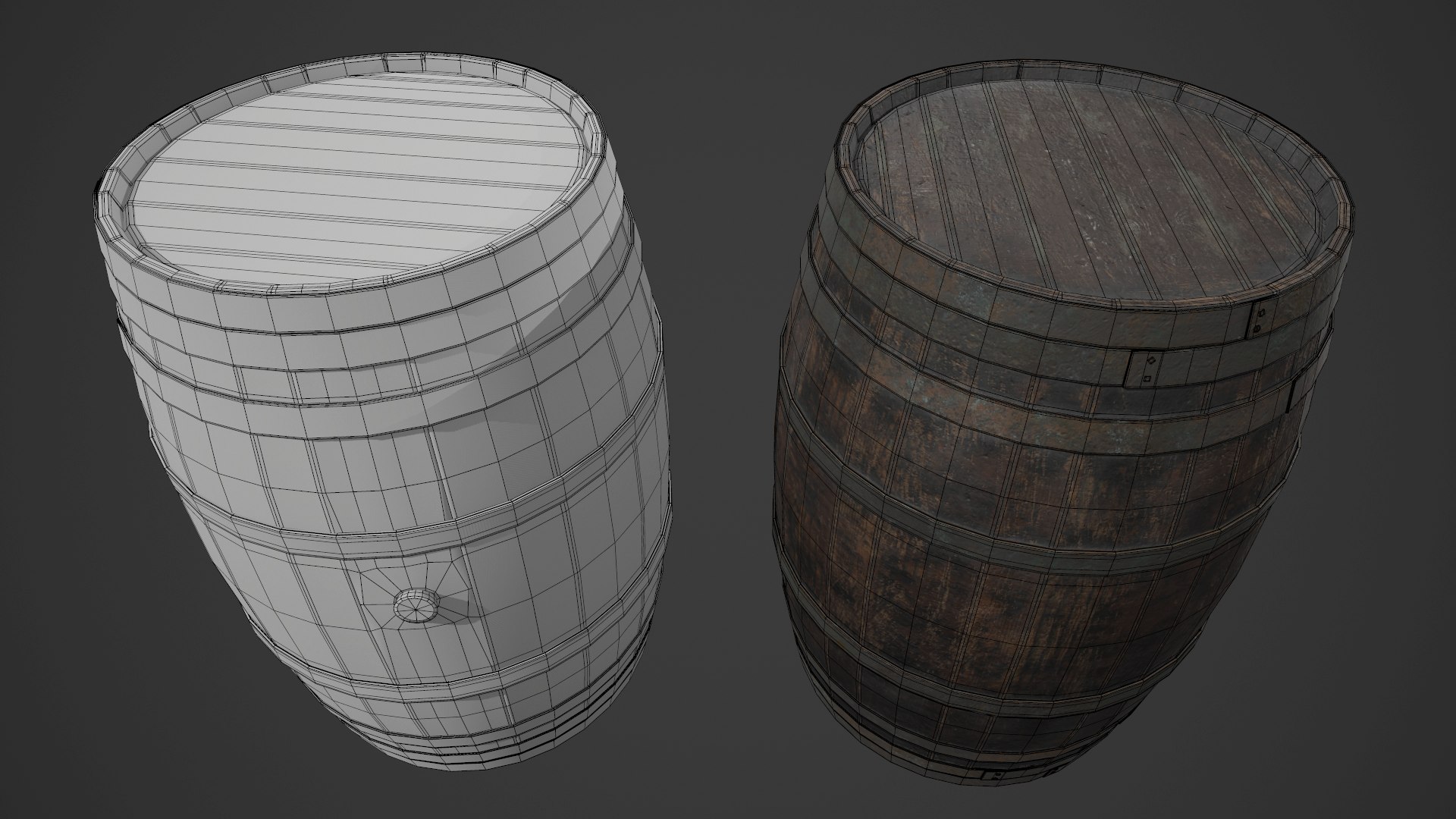 Barrel 01 Model - TurboSquid 1876304