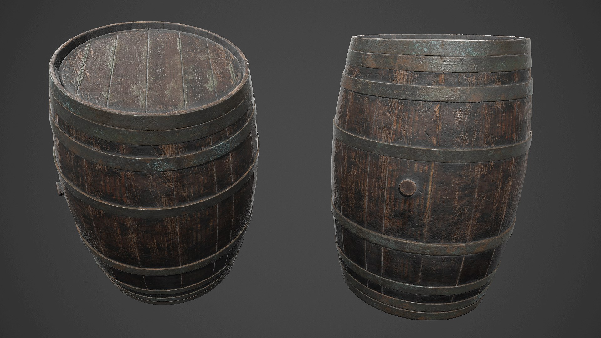 Barrel 01 Model - TurboSquid 1876304