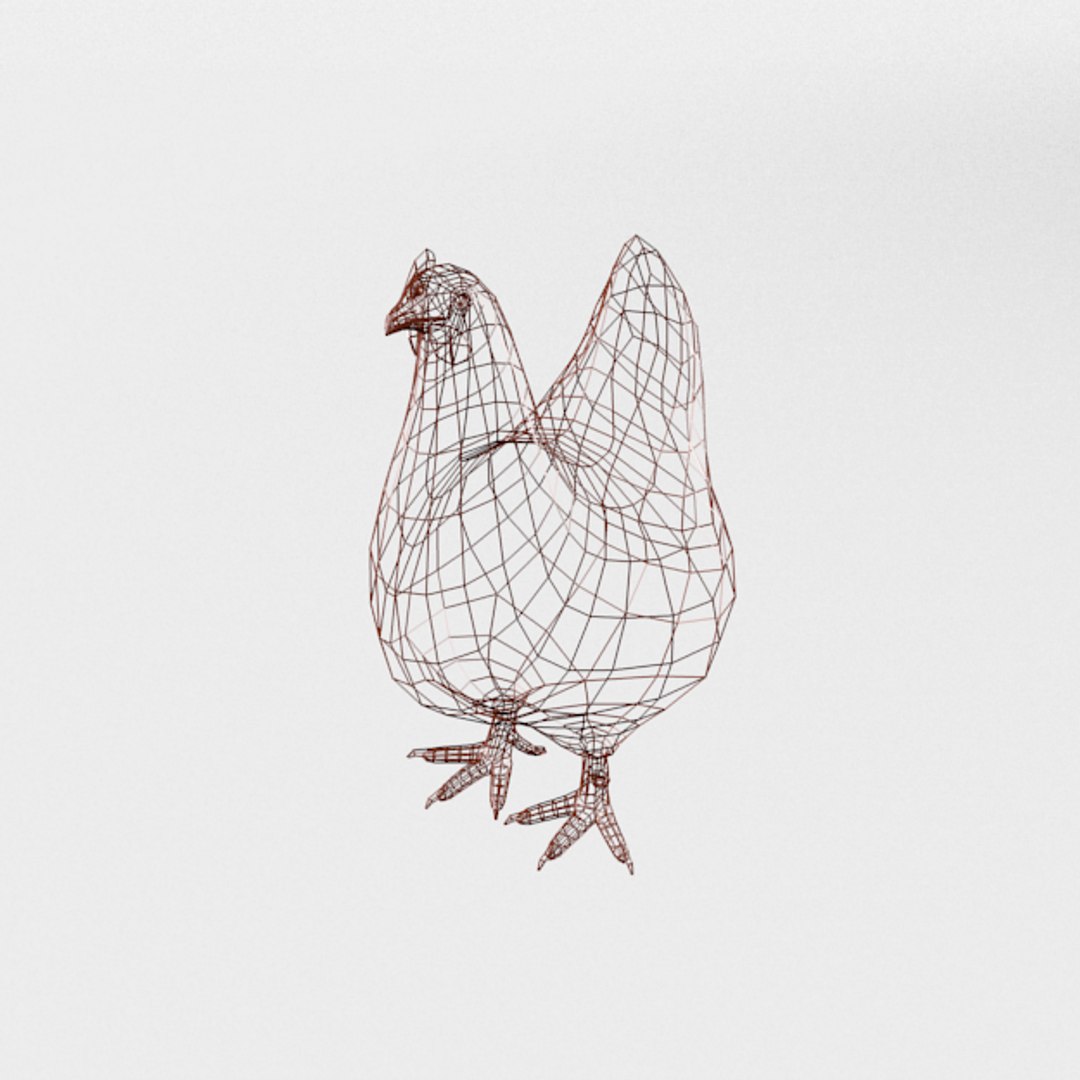 Chicken Model - TurboSquid 1322165