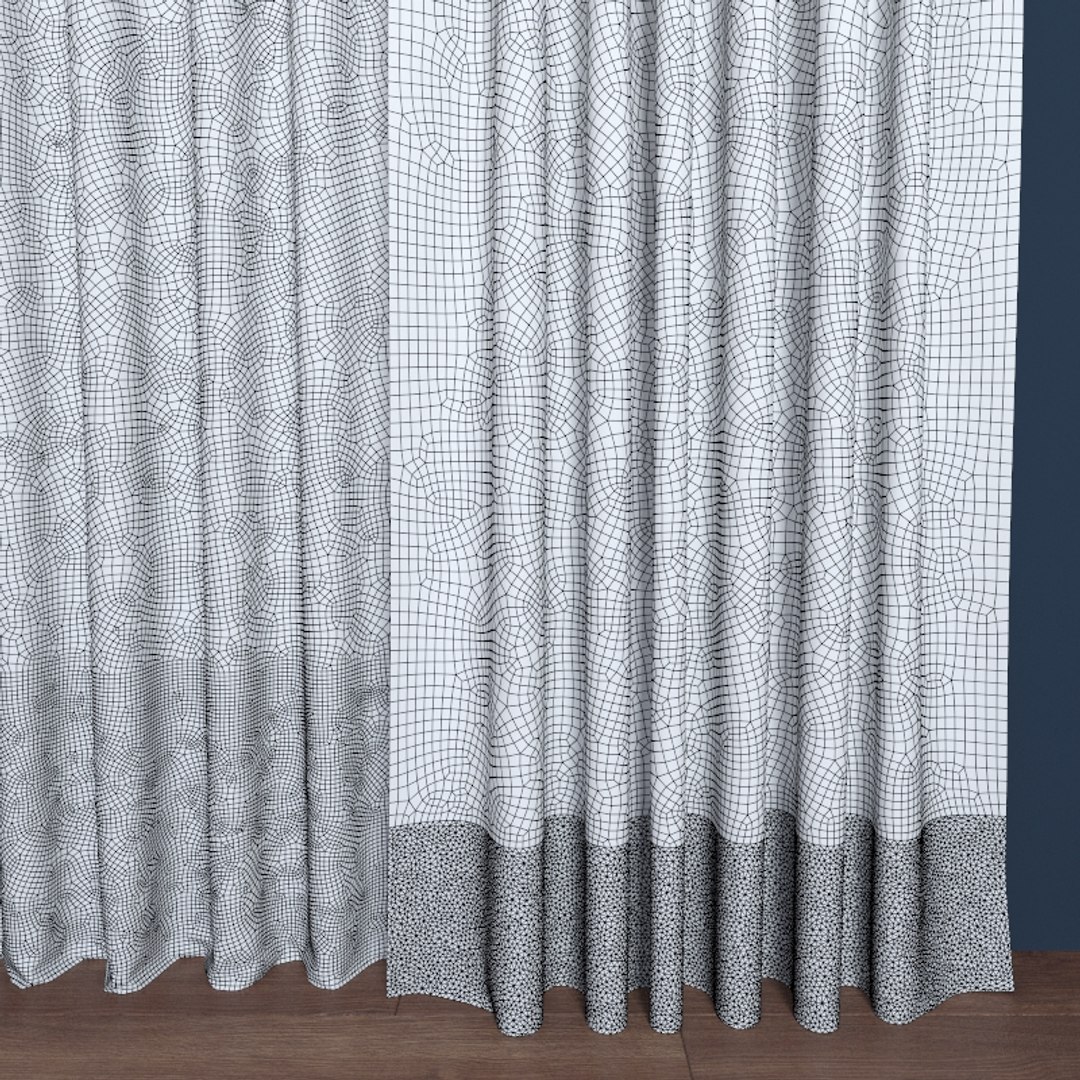 3d curtains modern