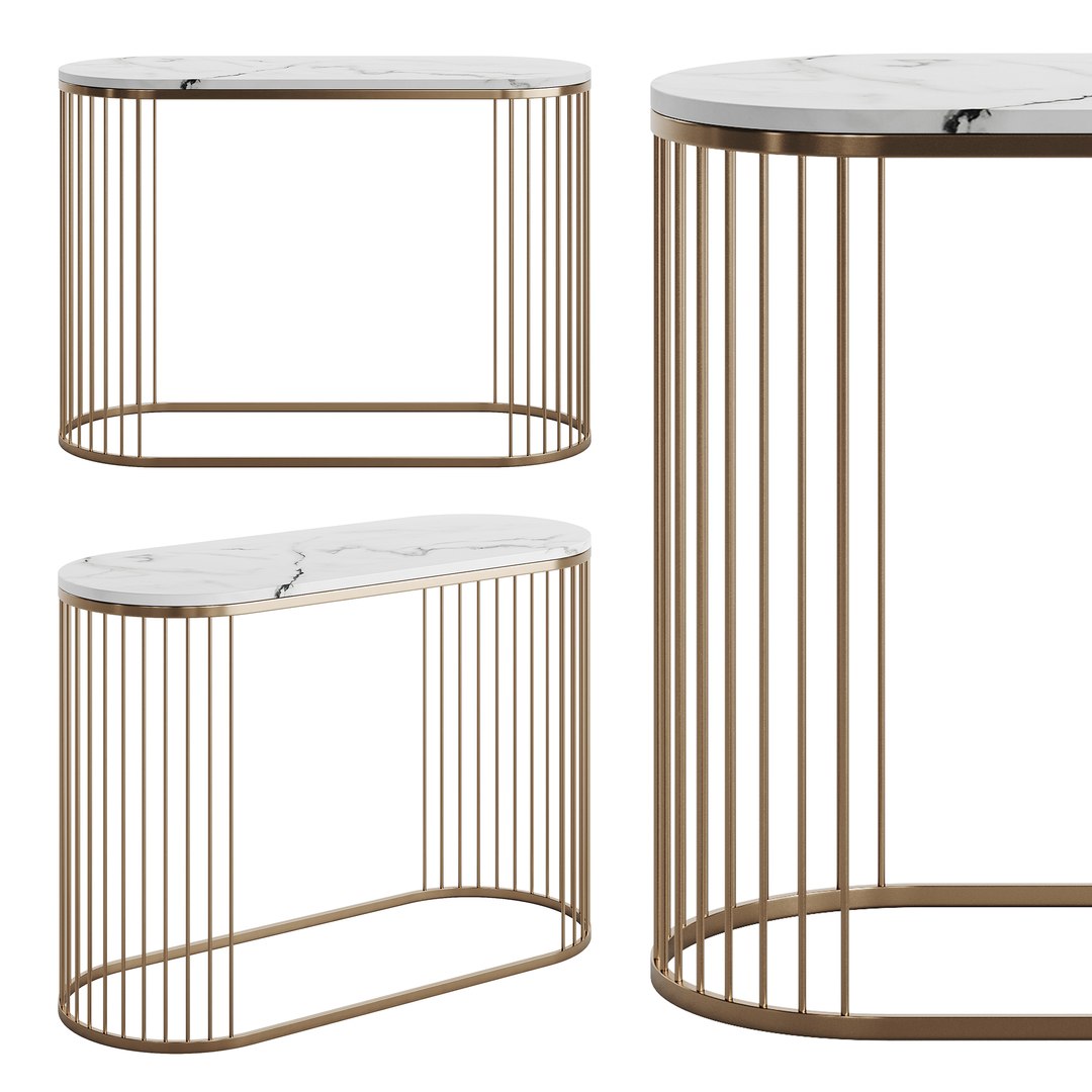 Cazarina Marble Console 3D Model - TurboSquid 1865085