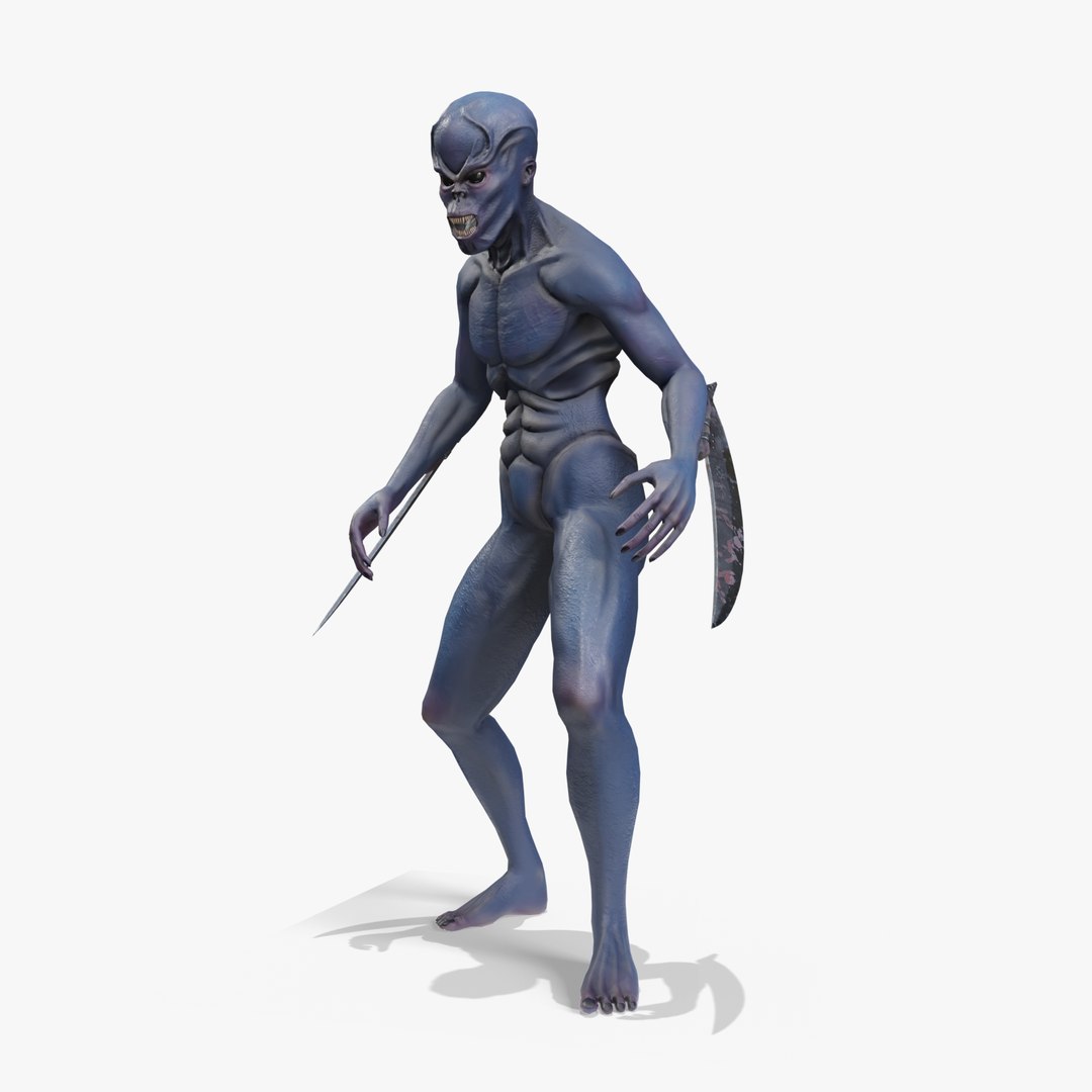 Alien Assassin 3D model - TurboSquid 1734453