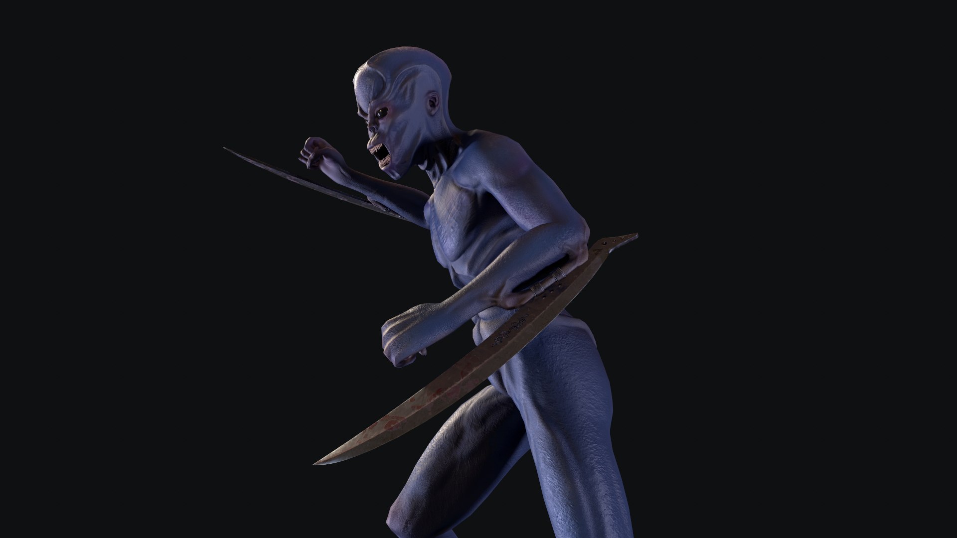 Alien Assassin 3D Model - TurboSquid 1734453