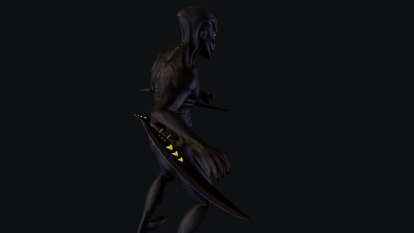 Alien Assassin 3D model - TurboSquid 1734453