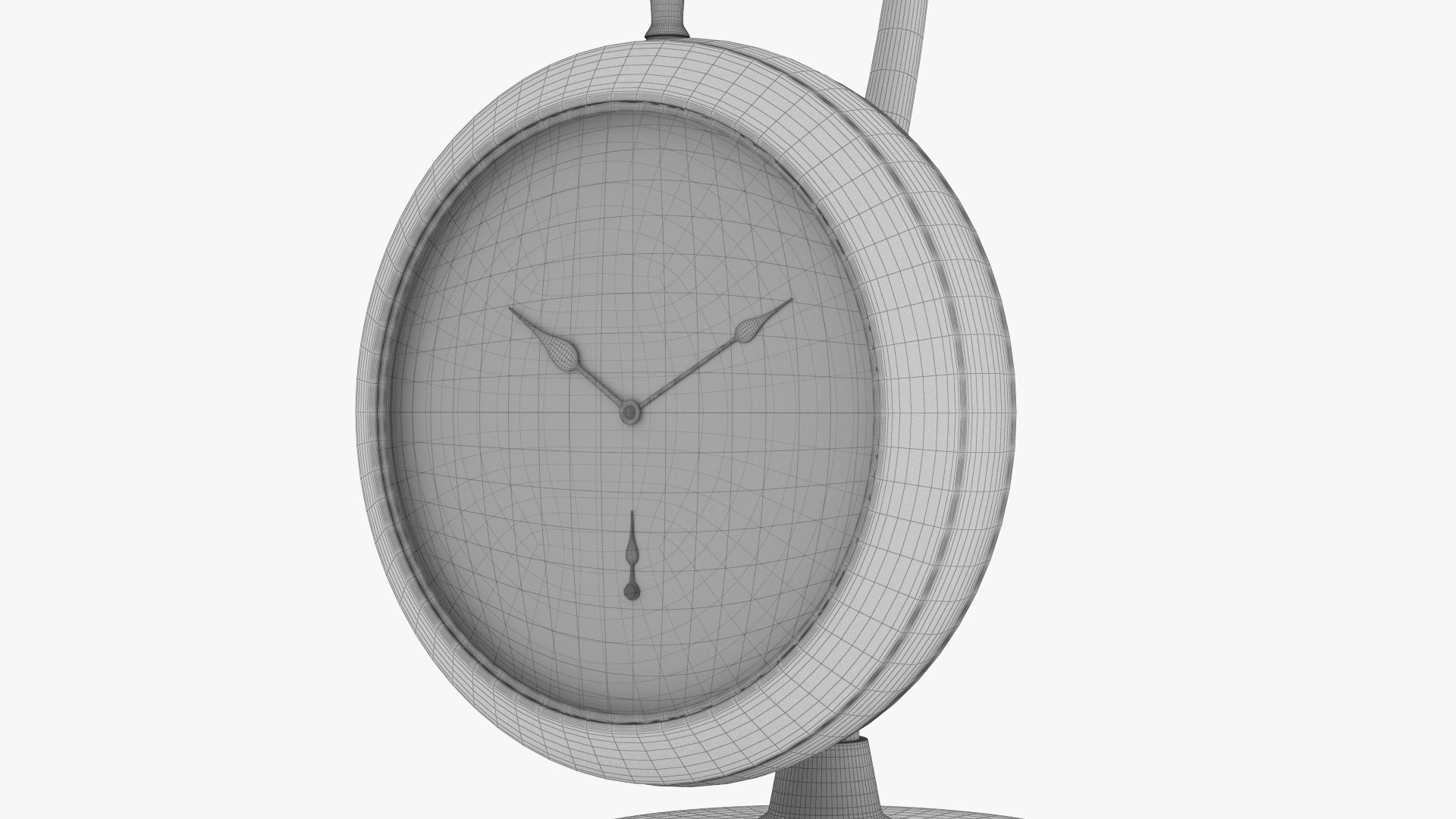 Clock Desk 3D Model - TurboSquid 1576381