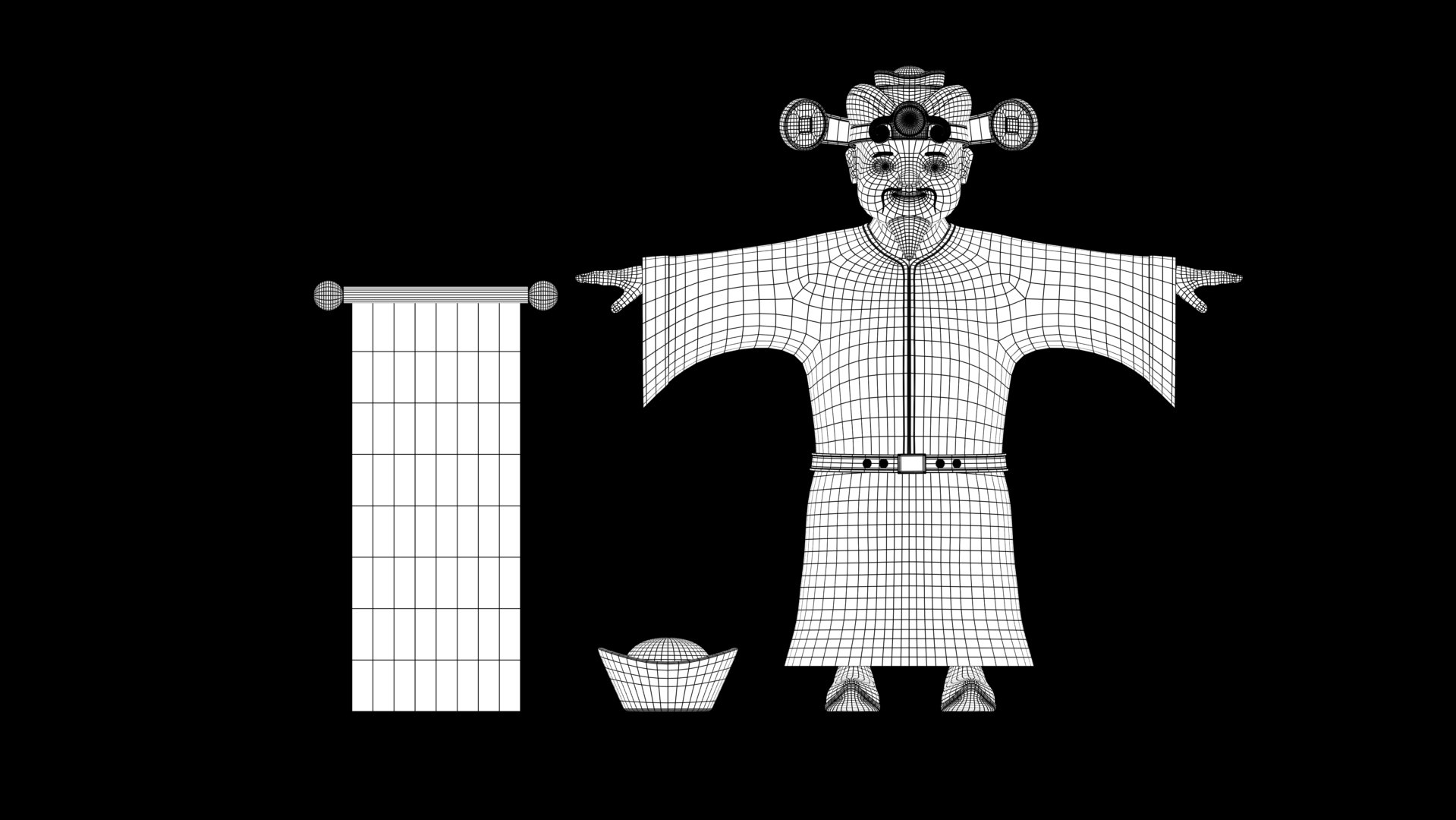 3D Chinese Character Model - TurboSquid 2199771