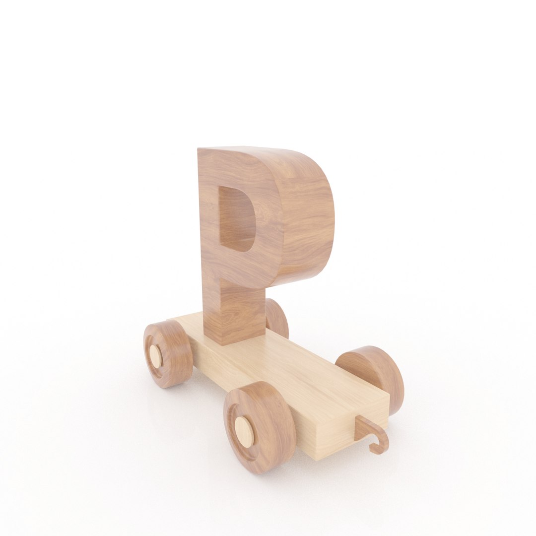 Letter car 3D model - TurboSquid 1559878