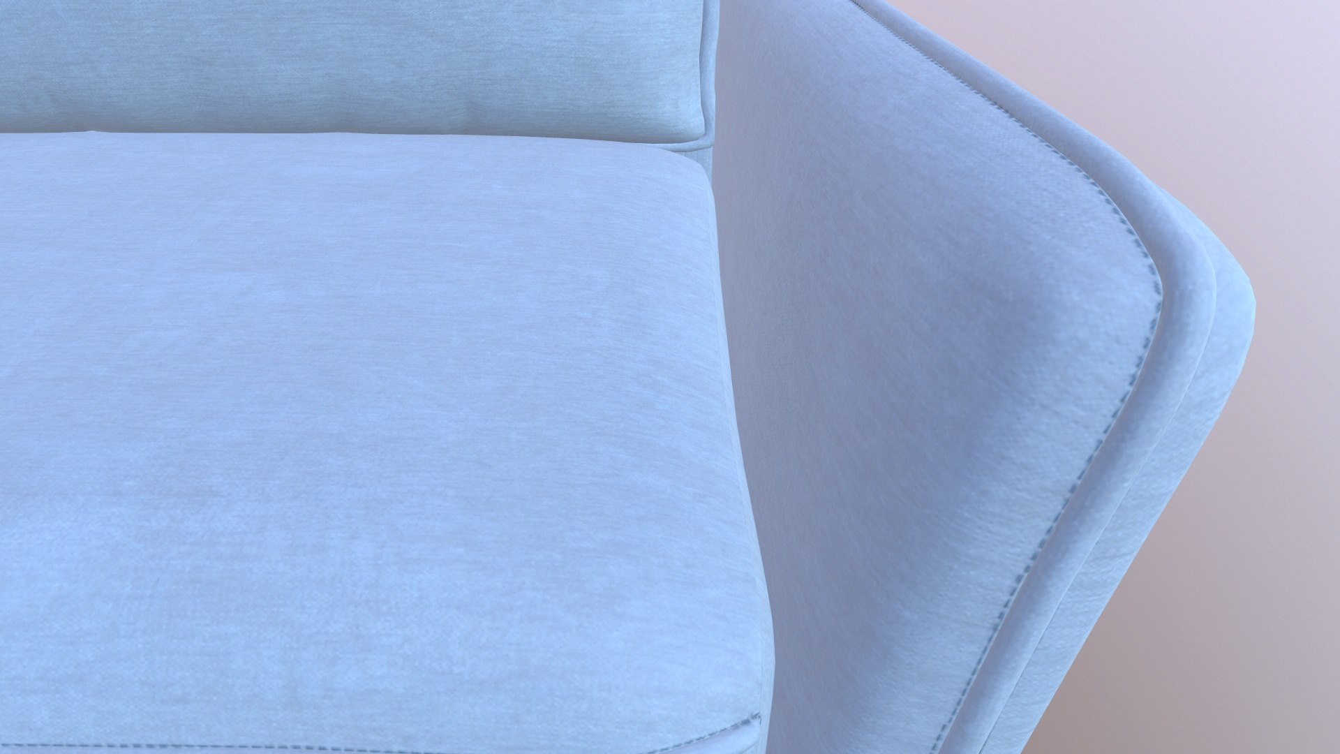 3D LoveSeat Sofa Model - TurboSquid 2013914