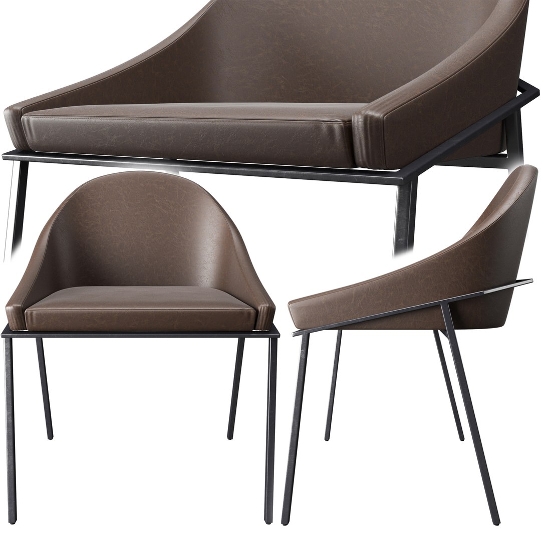 Panta Rei Table Chairs 3D - TurboSquid 1597101