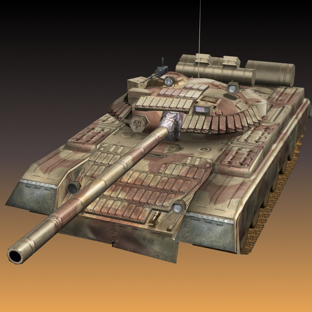 T80 Iraqi 3d Model
