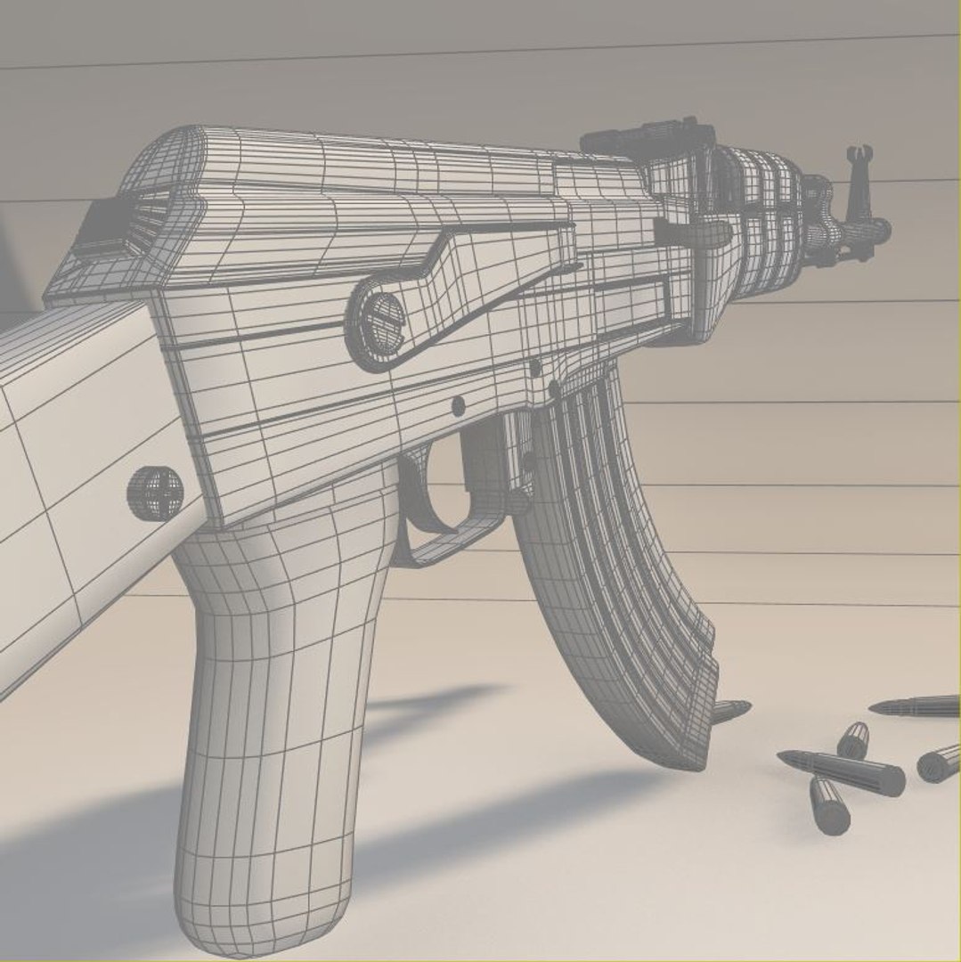 3D bullet ak47 - TurboSquid 1180326