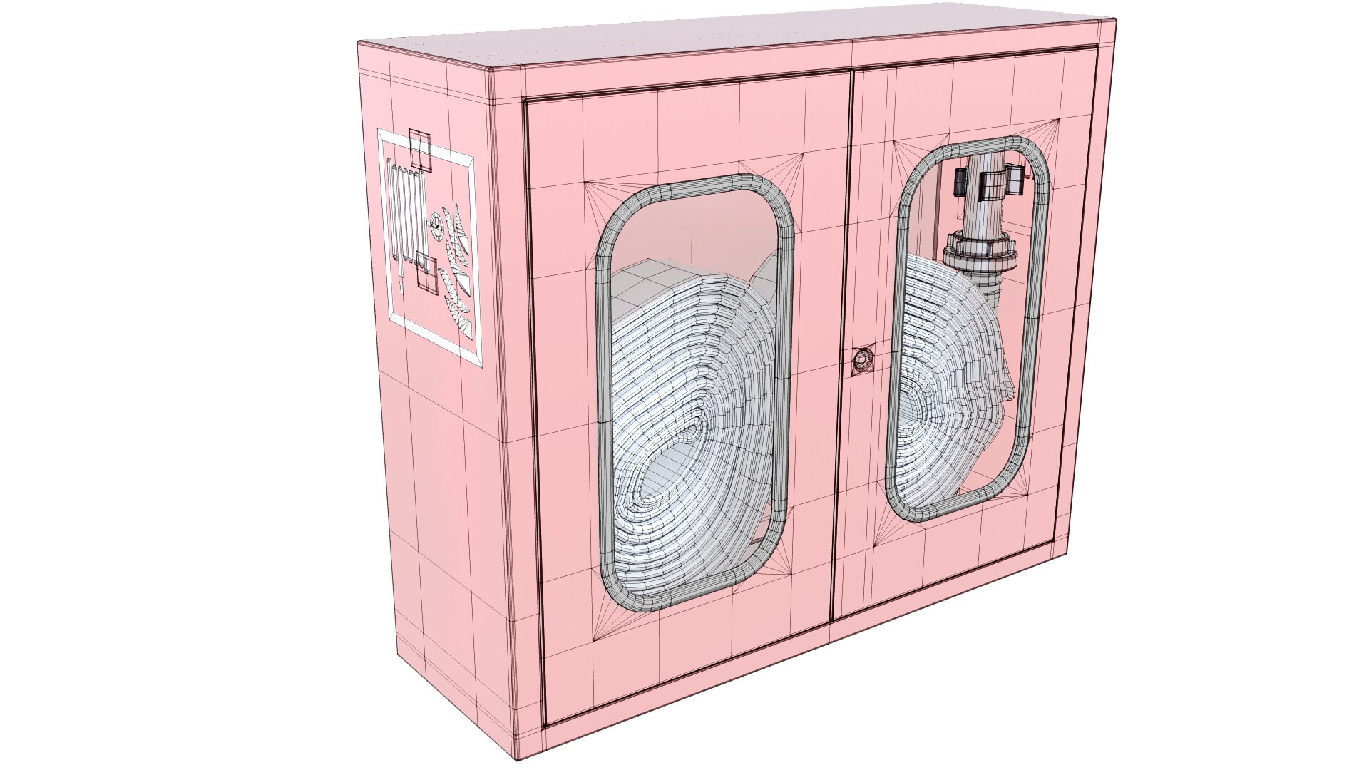 Box Emergency Firehose 3D Model - TurboSquid 1702061