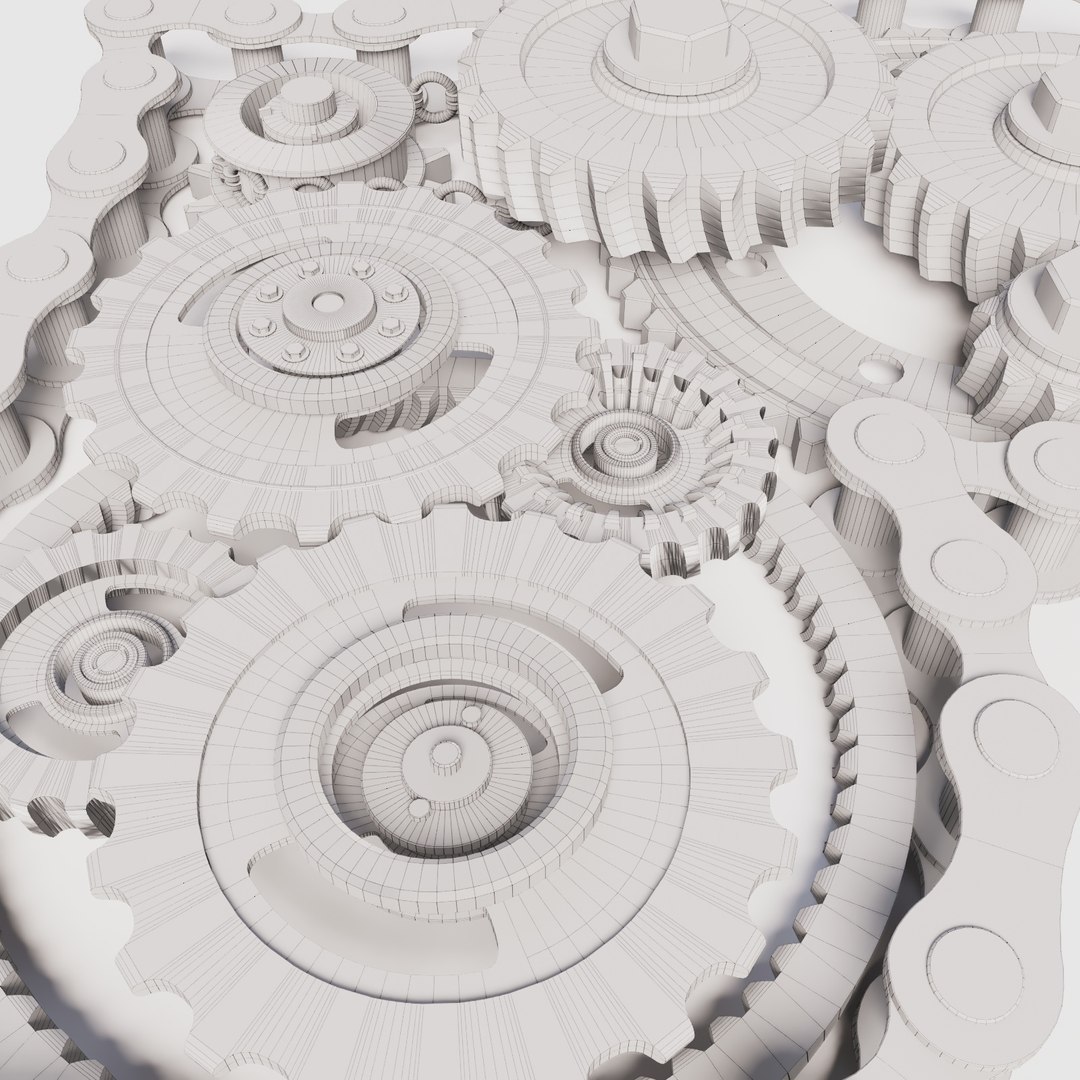 3D Heart Chains Model - TurboSquid 1445507