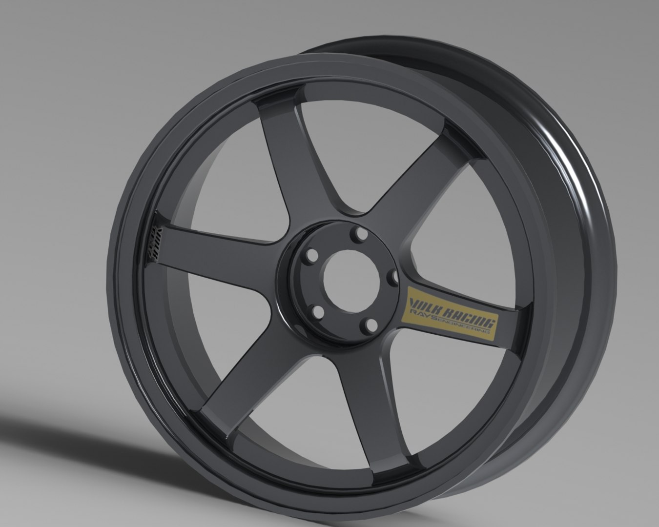 3D Volk Te37 Model - TurboSquid 1535582