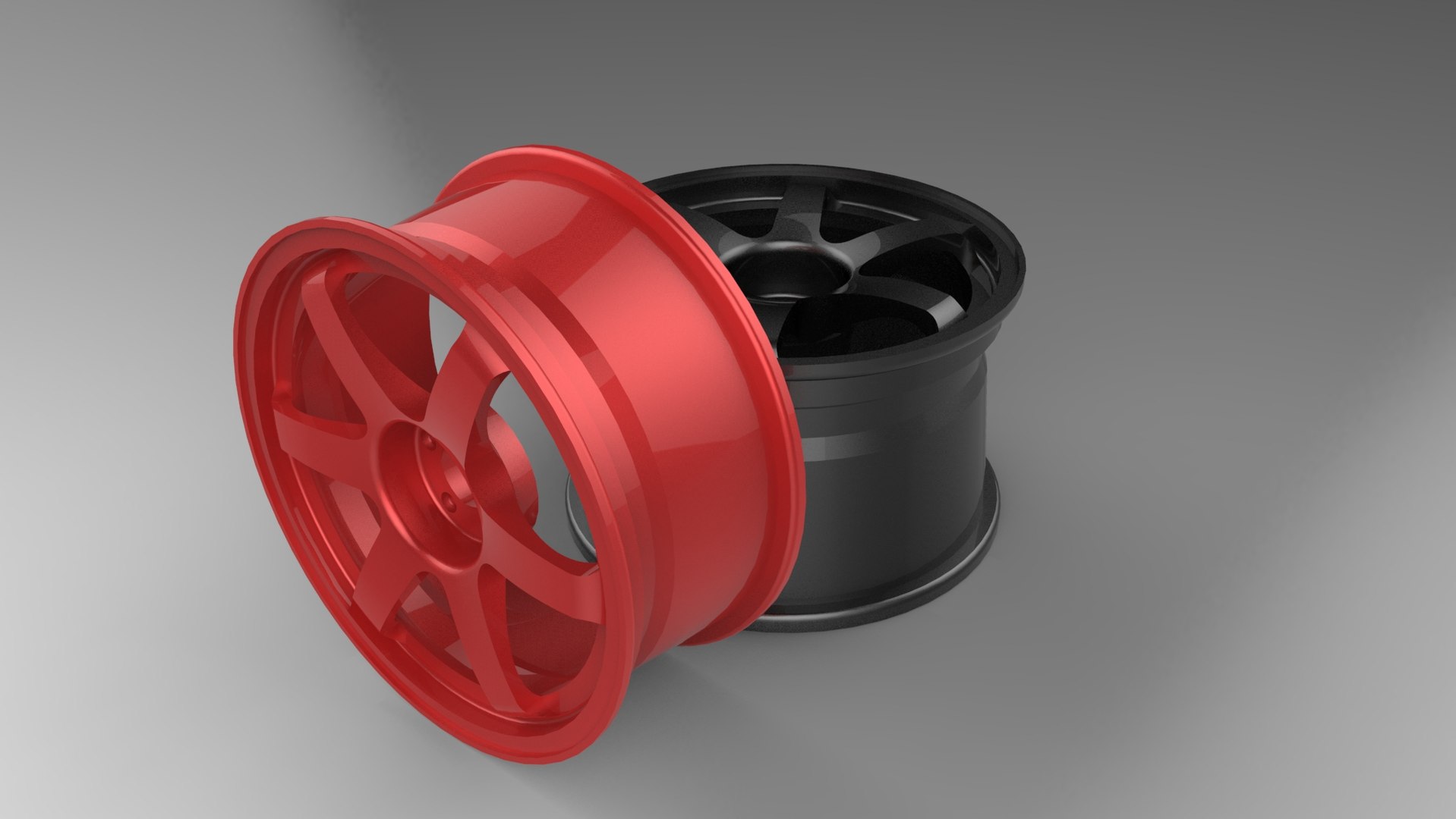 3D Volk Te37 Model - TurboSquid 1535582