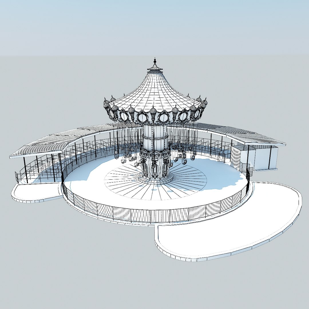 3D model Chair Swing Ride - TurboSquid 1838503