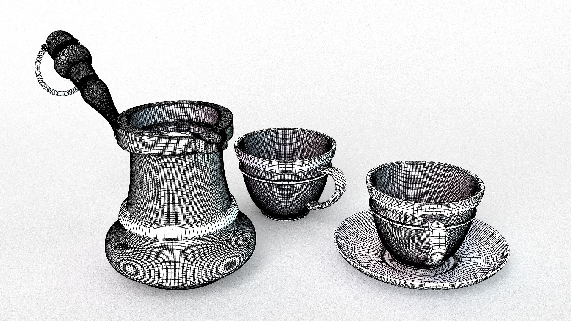3D Turkish Coffee Model - TurboSquid 1904293
