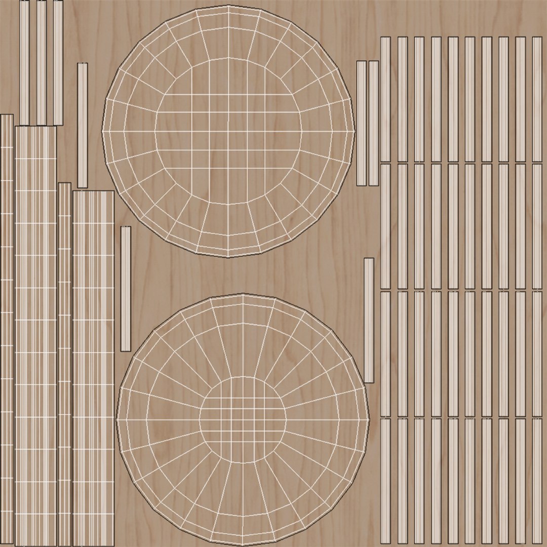 Round Coffee Table 3D Model - TurboSquid 2110610