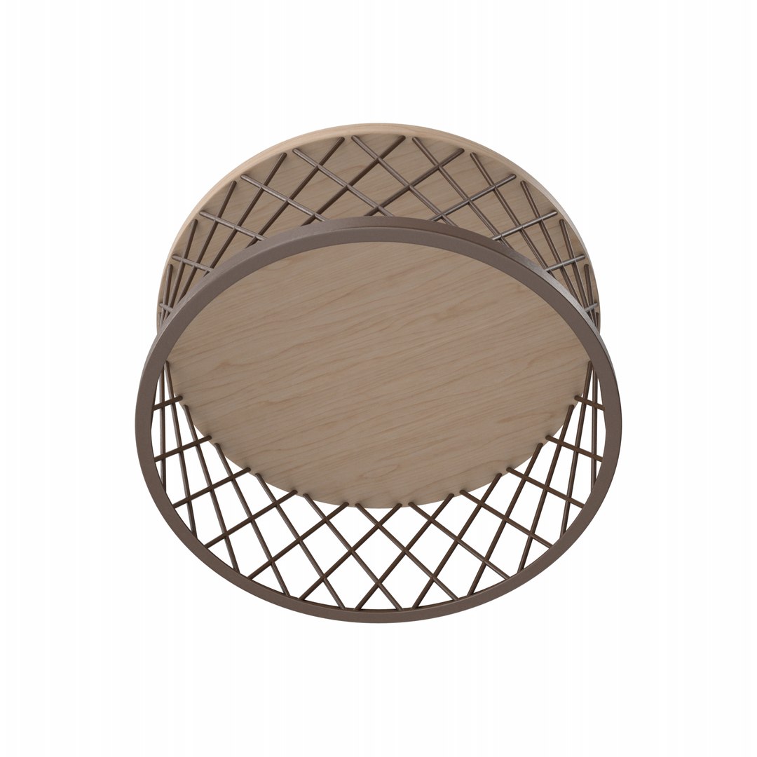 Round Coffee Table 3D Model - TurboSquid 2110610